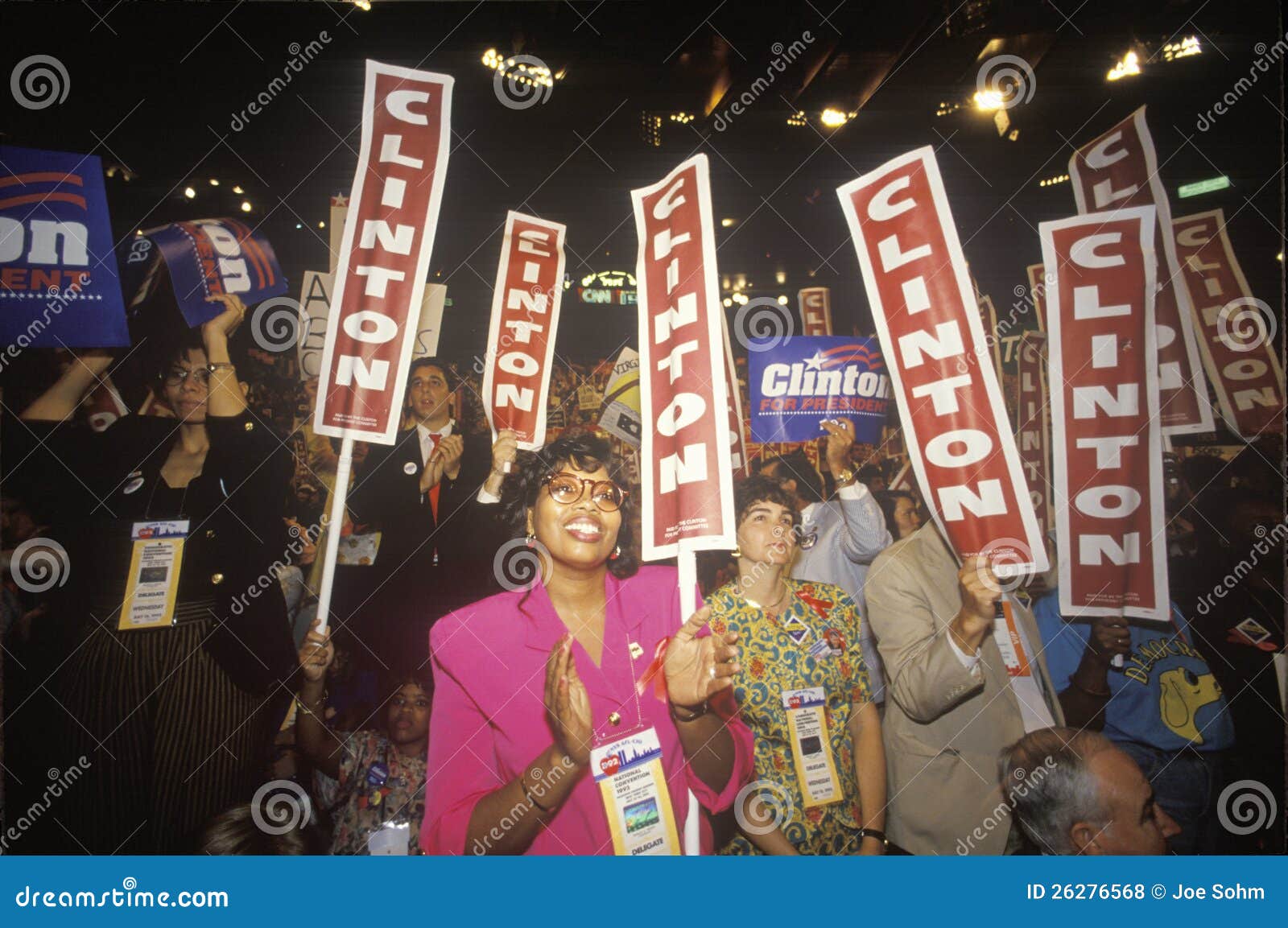 Presidential Celebration at Democratic Convention Editorial Stock Photo ...