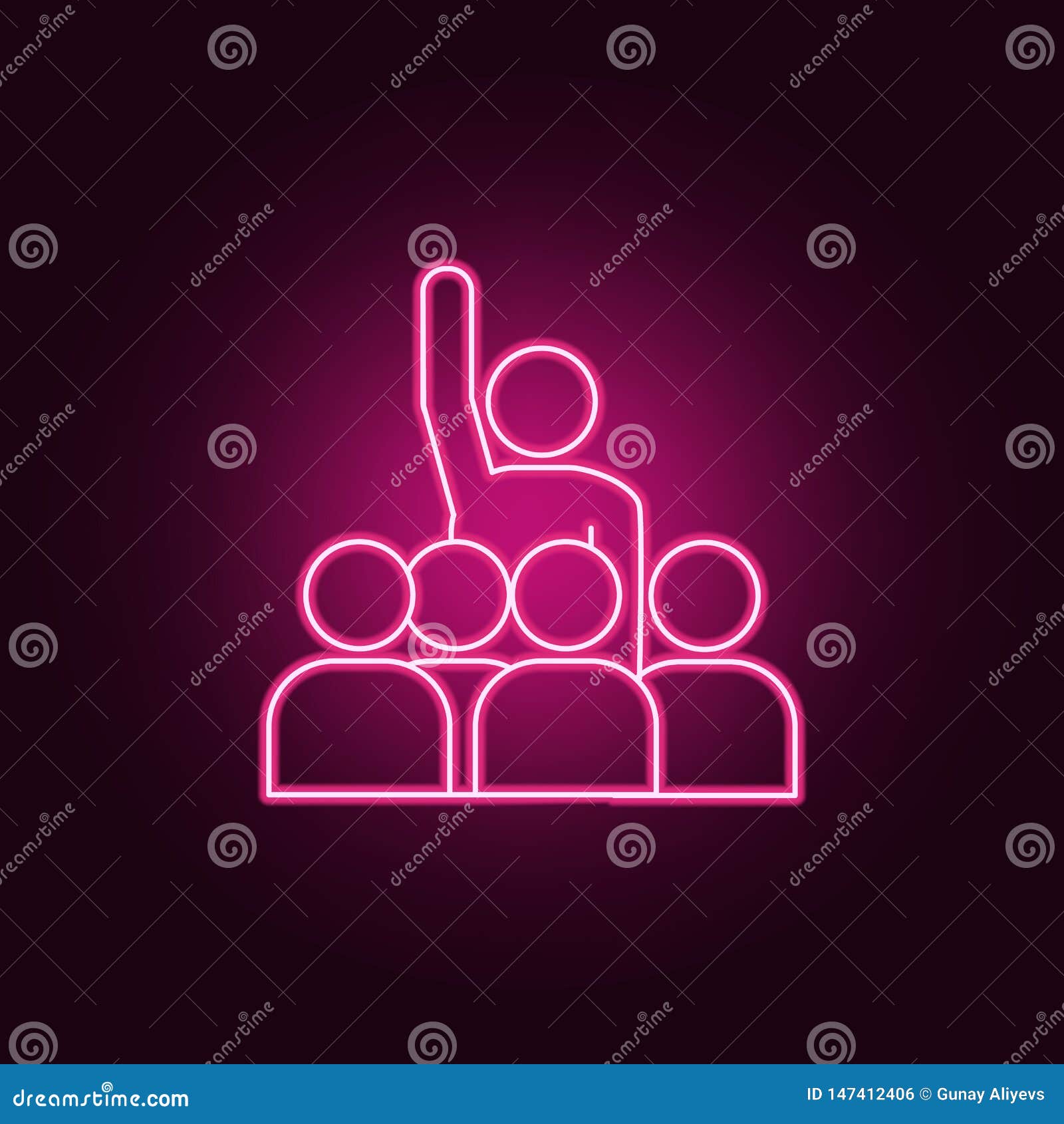 Presidential Contender Icon. Elements Of Elections Icon. Premium ...