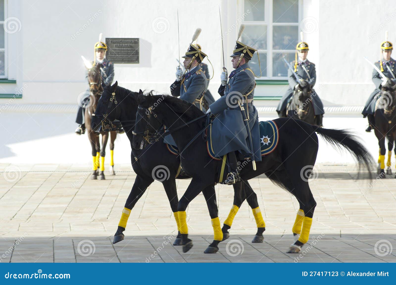 Presidential Guards on a Horses Editorial Stock Photo - Image of ...