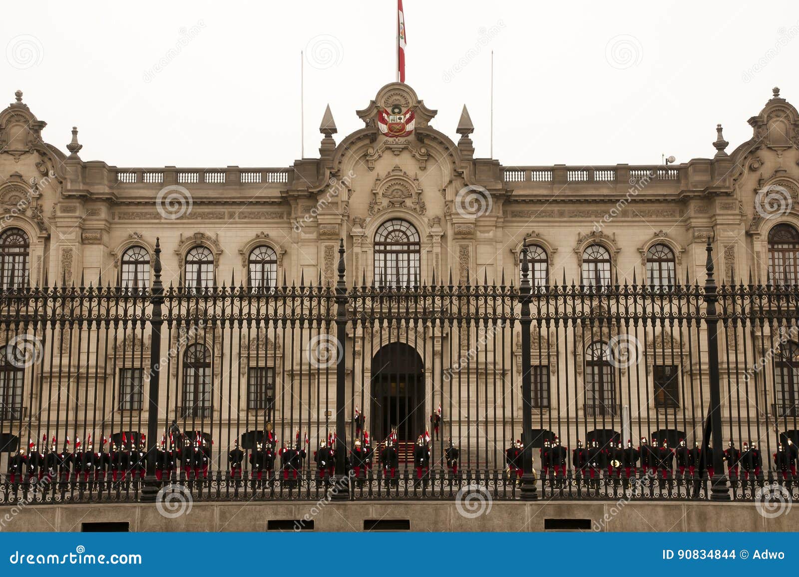 Presidential Palace - Lima - Peru Stock Photo - Image of travel, lima ...