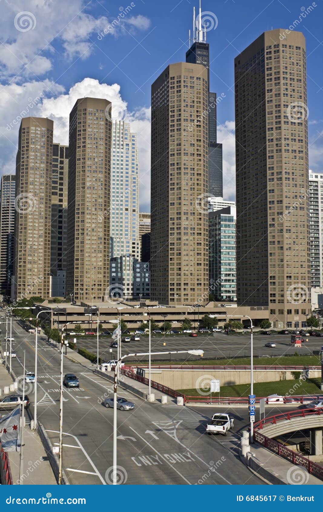 Presidential Towers stock image. Image of chicago, famous - 6845617