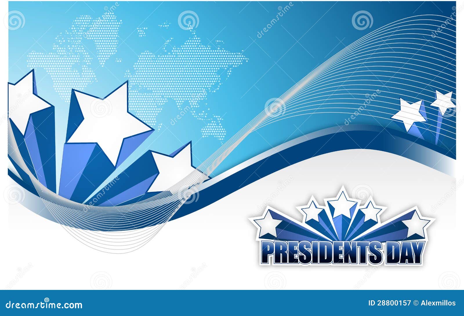 Presidents day sign stock illustration. Illustration of lettering ...