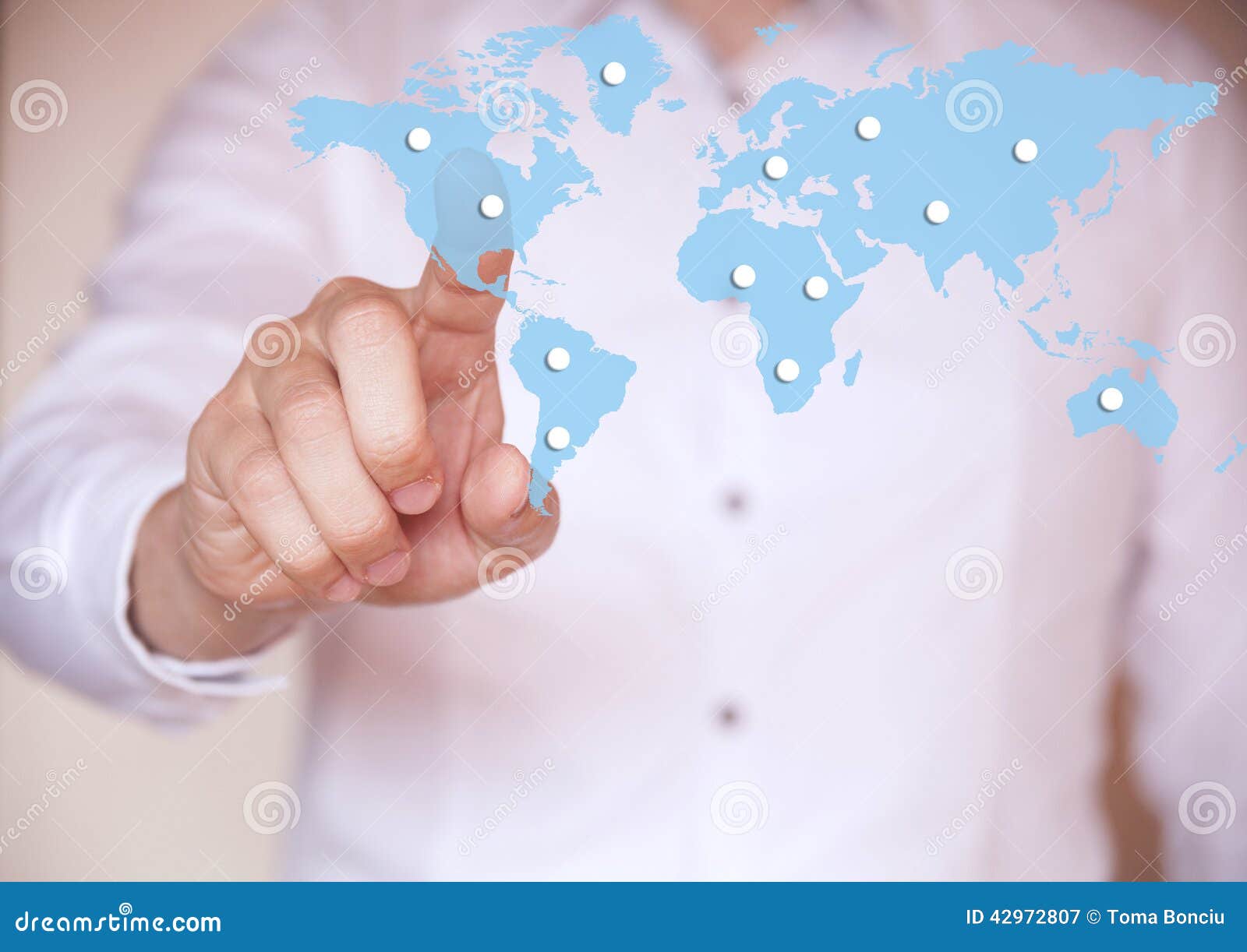 Presionar los botones imagen de archivo. Imagen de éxito - 42972807