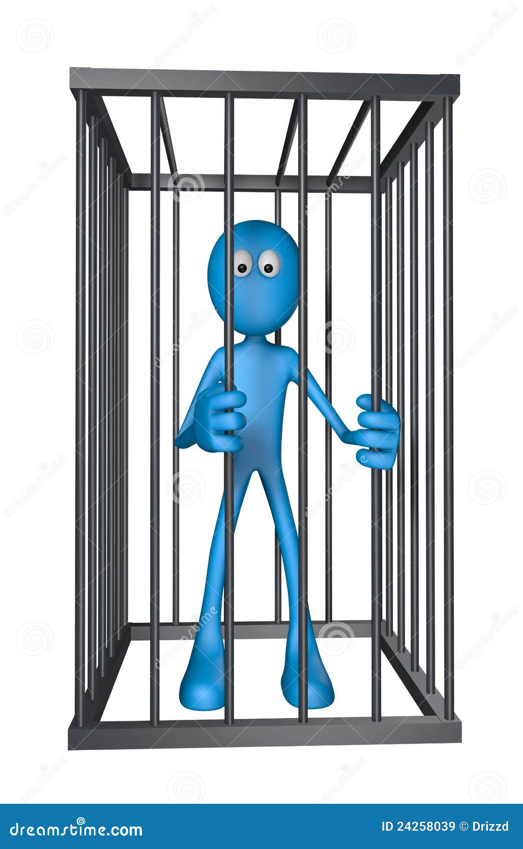 Preso stock de ilustración. Ilustración de individuo - 24258039