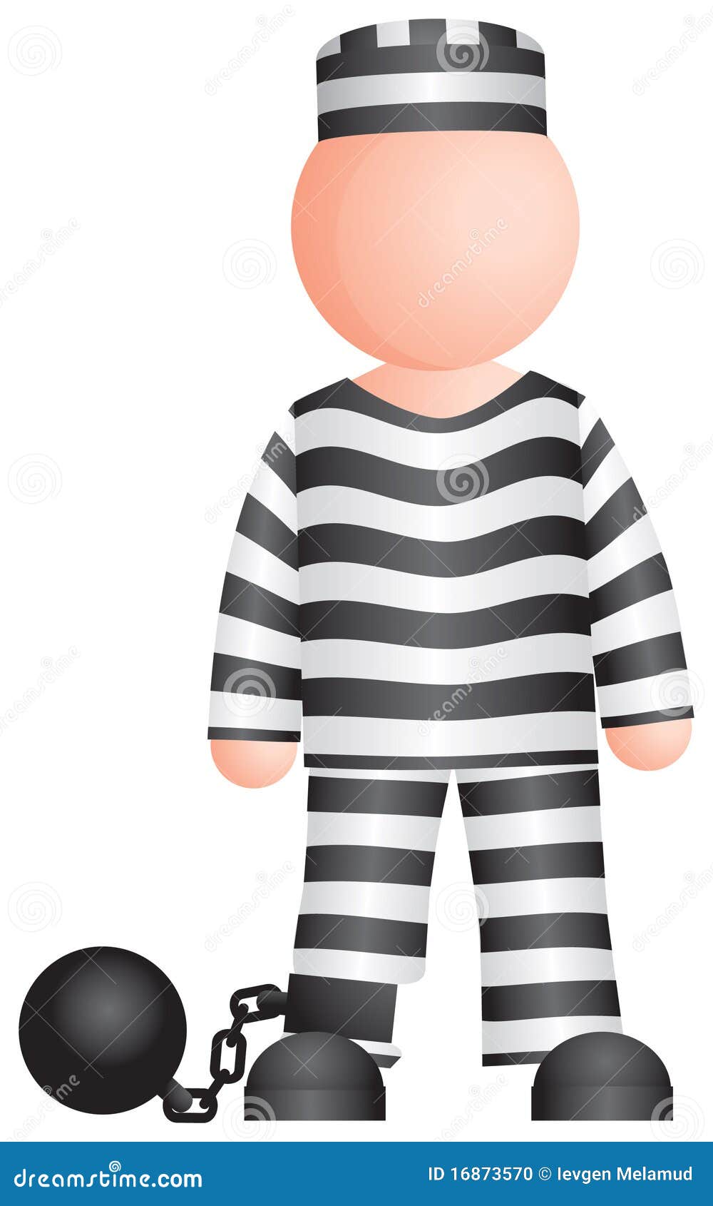 Preso, imagen ilustración del vector. Ilustración de carga - 16873570