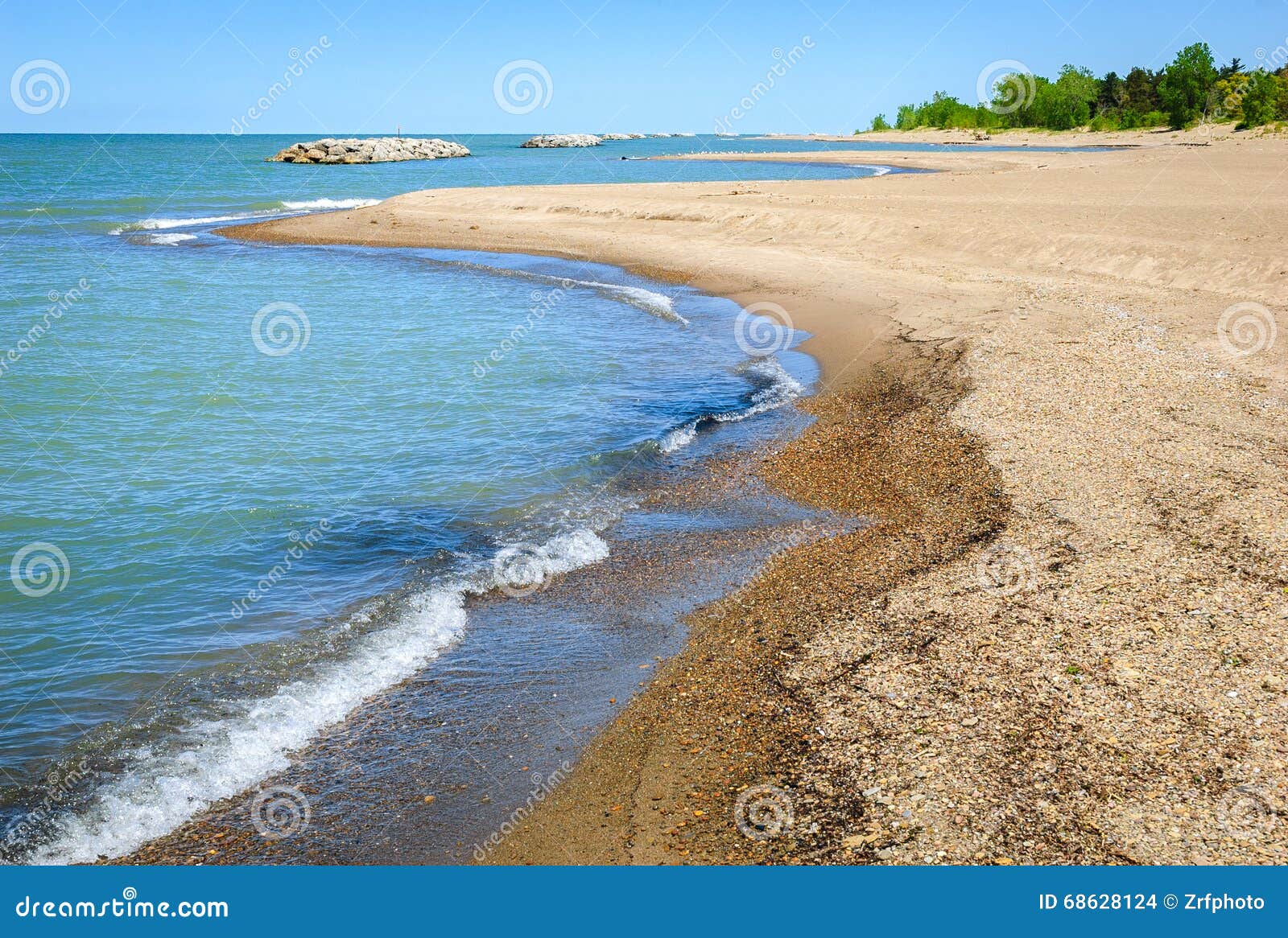 Presque Isle State Park stock photo. Image of landmark - 68628124
