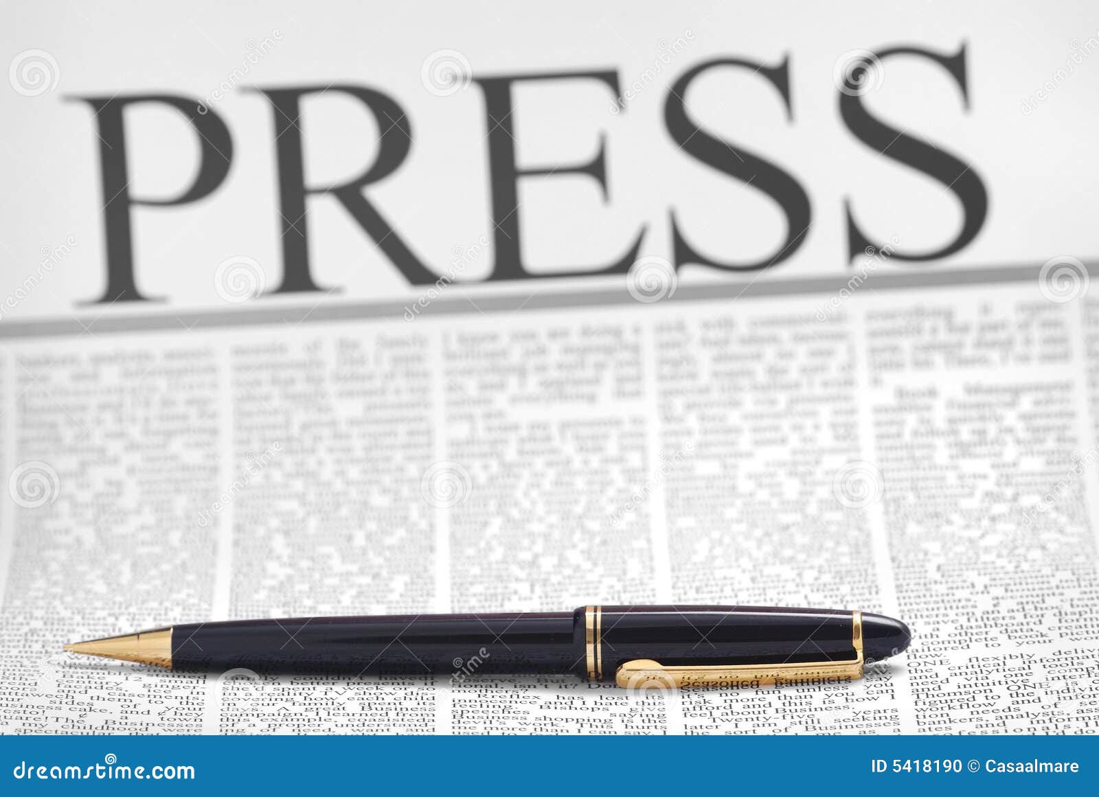 Press stock photo. Image of data, publish, newspaper, actuality - 5418190