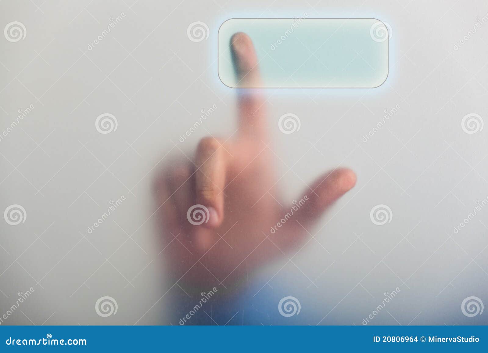 Press button stock photo. Image of person, online, presentation - 20806964