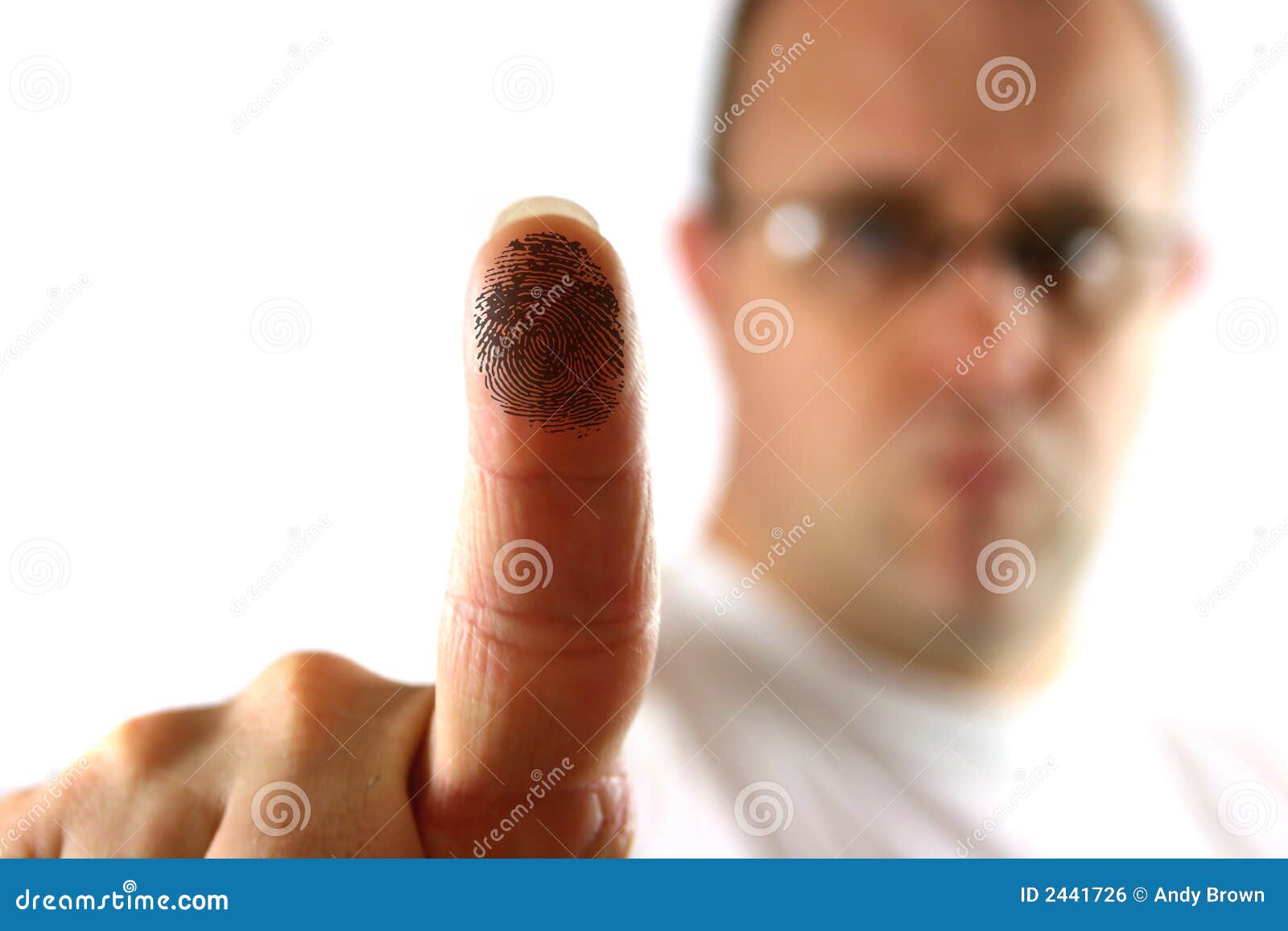 Press the Button stock photo. Image of identification - 2441726