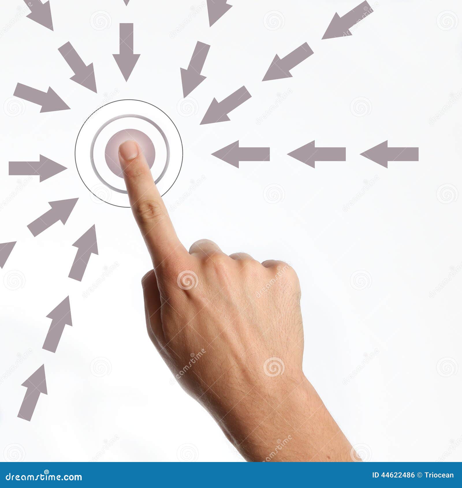 Press the button stock photo. Image of global, hand, computer - 44622486