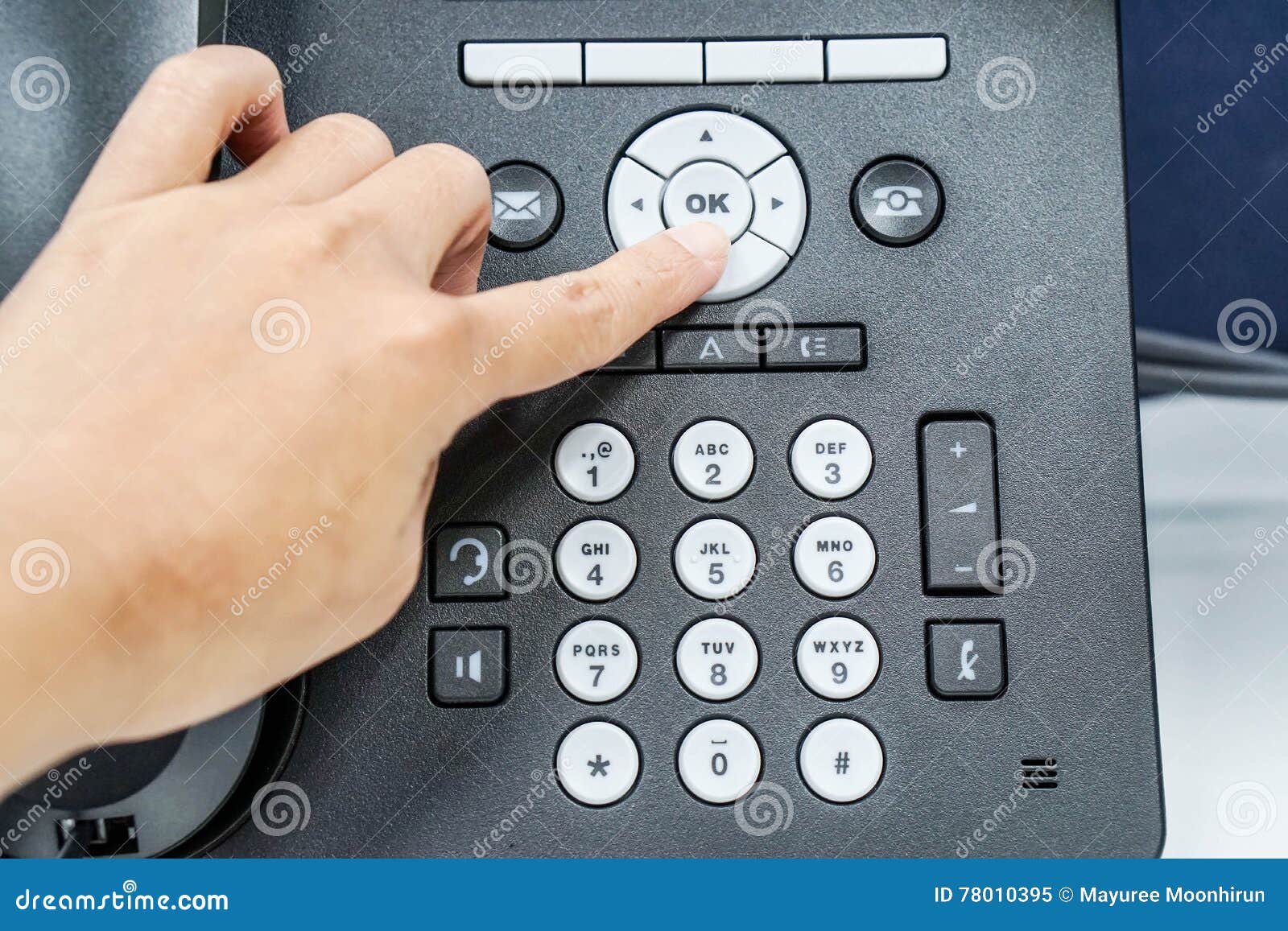 Press button of IP phone stock image. Image of dial, dialing - 78010395