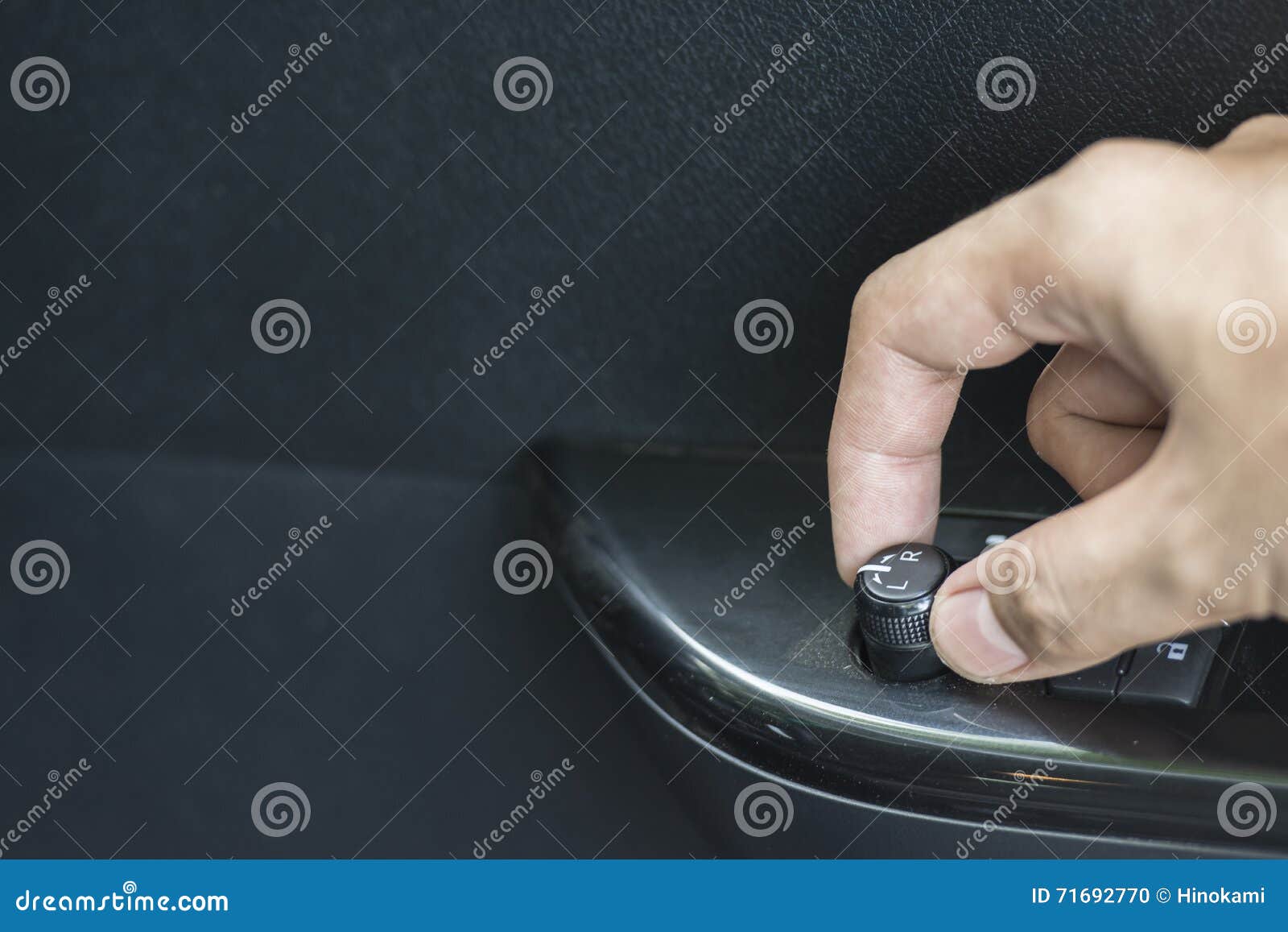 Press the Button To Open or Close the Car Door. Stock Photo - Image of ...