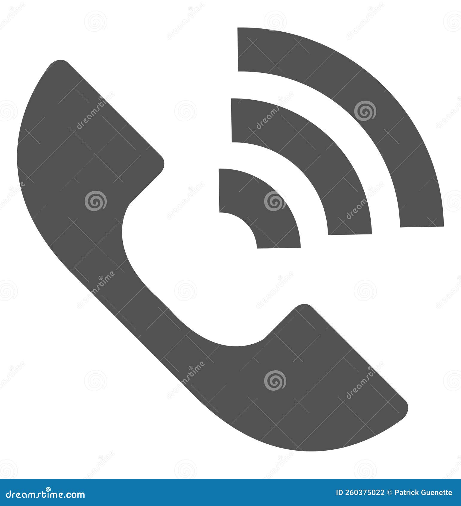 Press call, icon stock vector. Illustration of people - 260375022