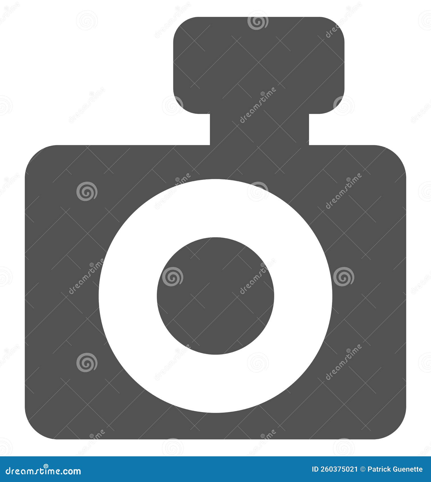 Press camera, icon stock vector. Illustration of street - 260375021
