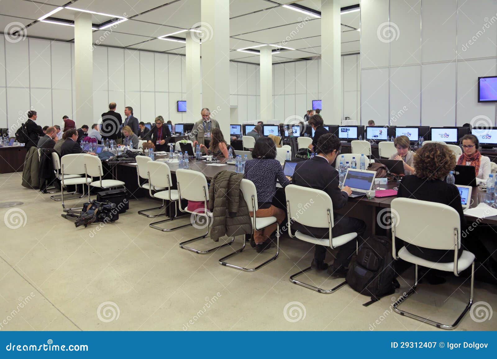 Press center editorial photography. Image of bank, source - 29312407