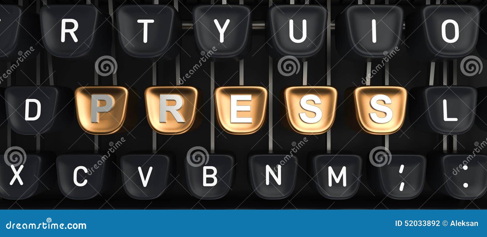 Press concept stock illustration. Illustration of button - 52033892