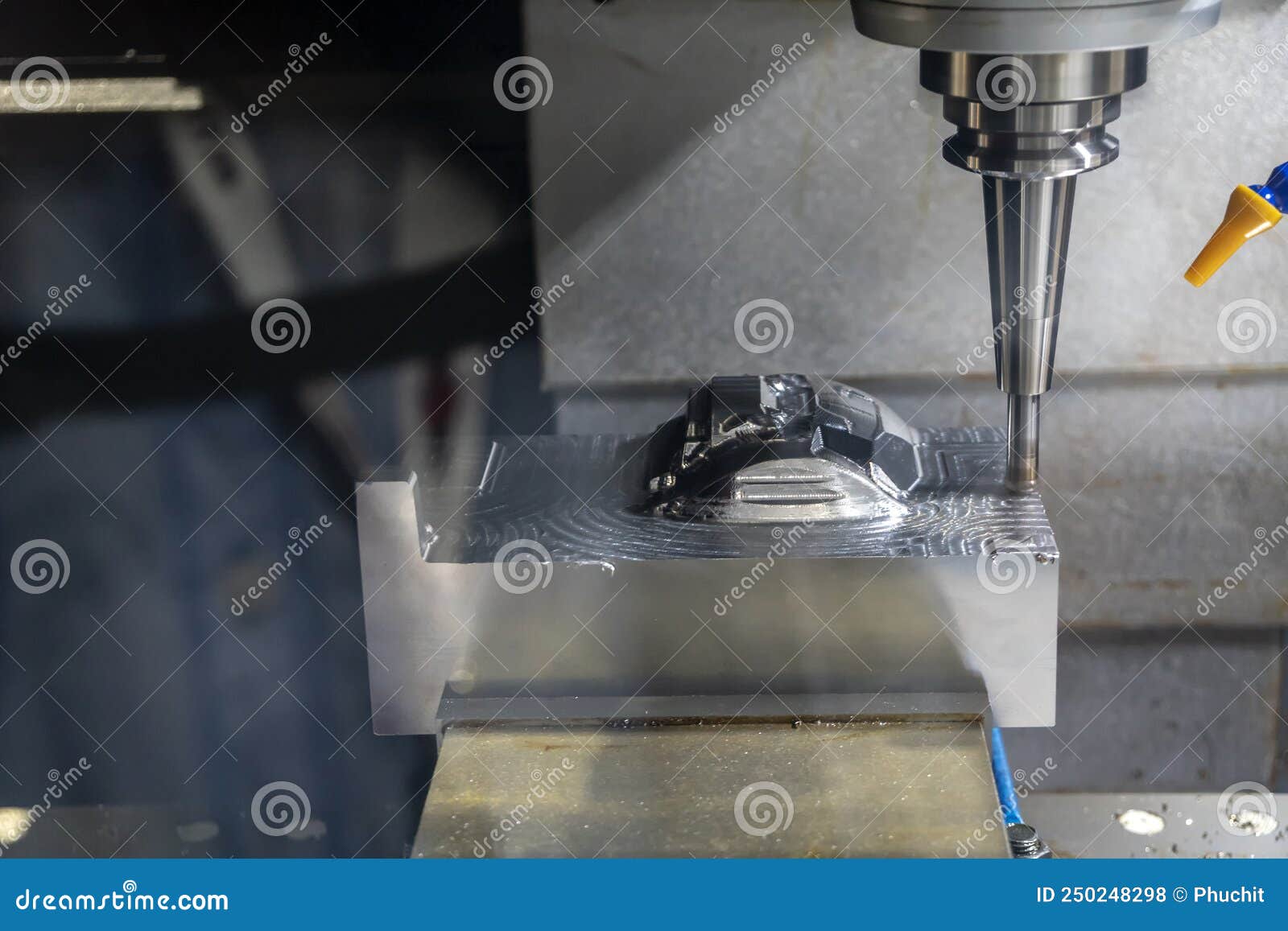 The Press Die Manufacturing Process by CNC Milling Machine with Radius ...