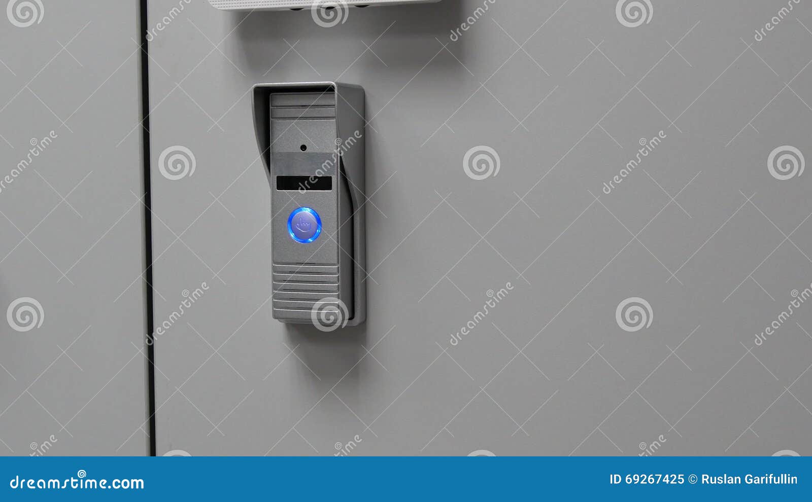 Press the Doorbell Video Intercom Stock Video - Video of button, camera ...