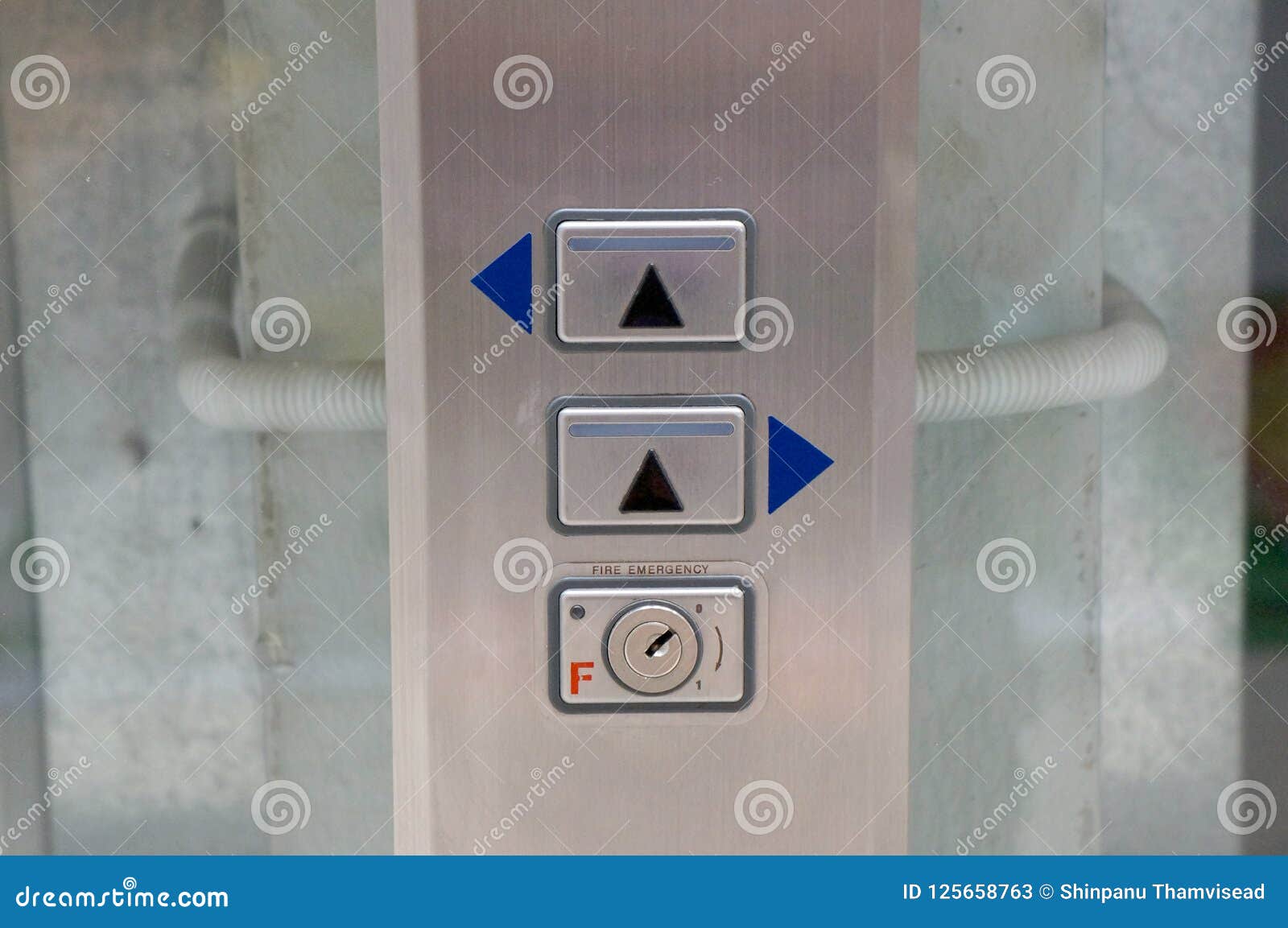 Press the Elevator Up and Keypad Elevator Stock Image - Image of icon ...