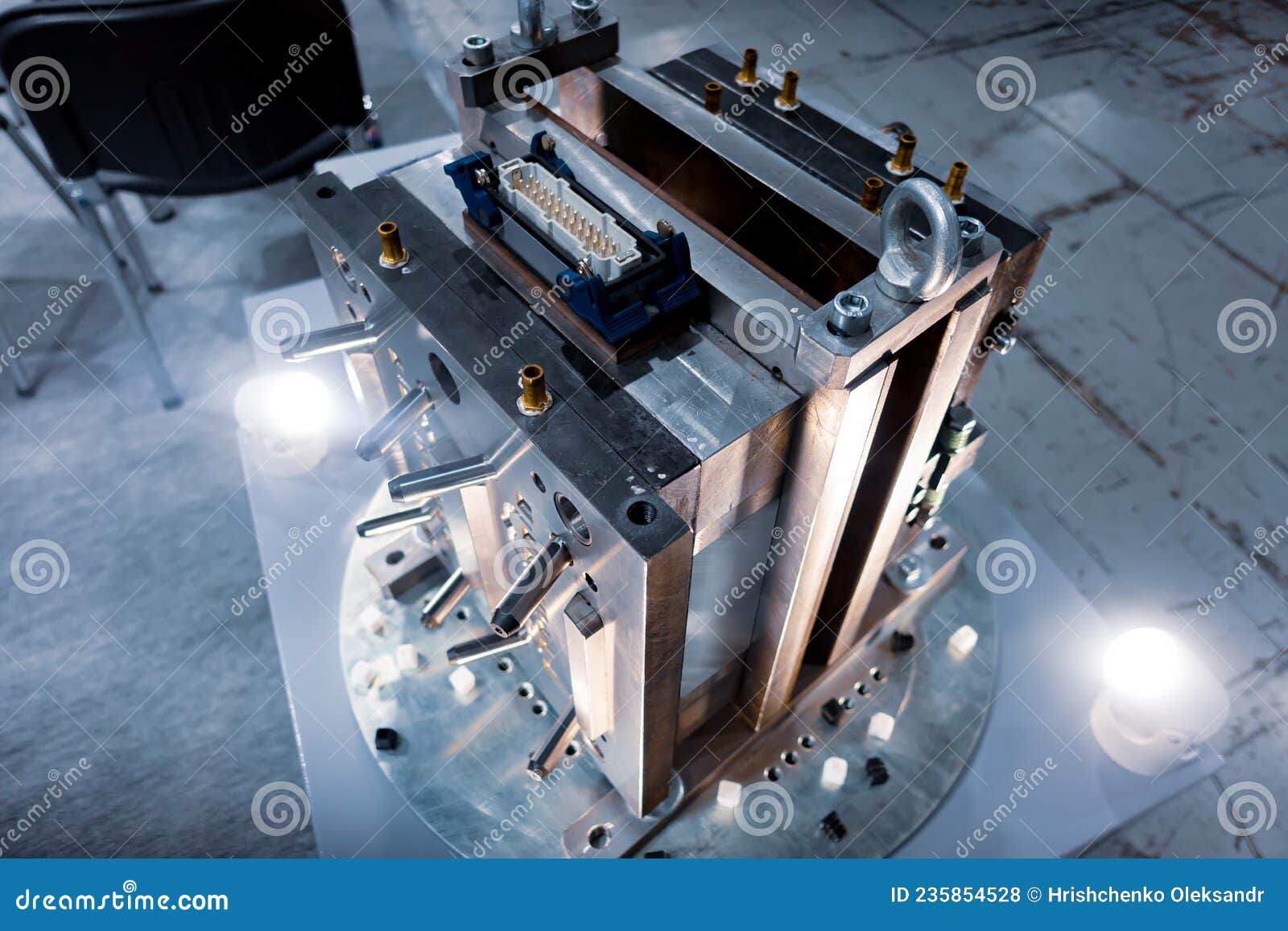 Press Form. Injection Molding Machine Stock Photo - Image of accuracy ...