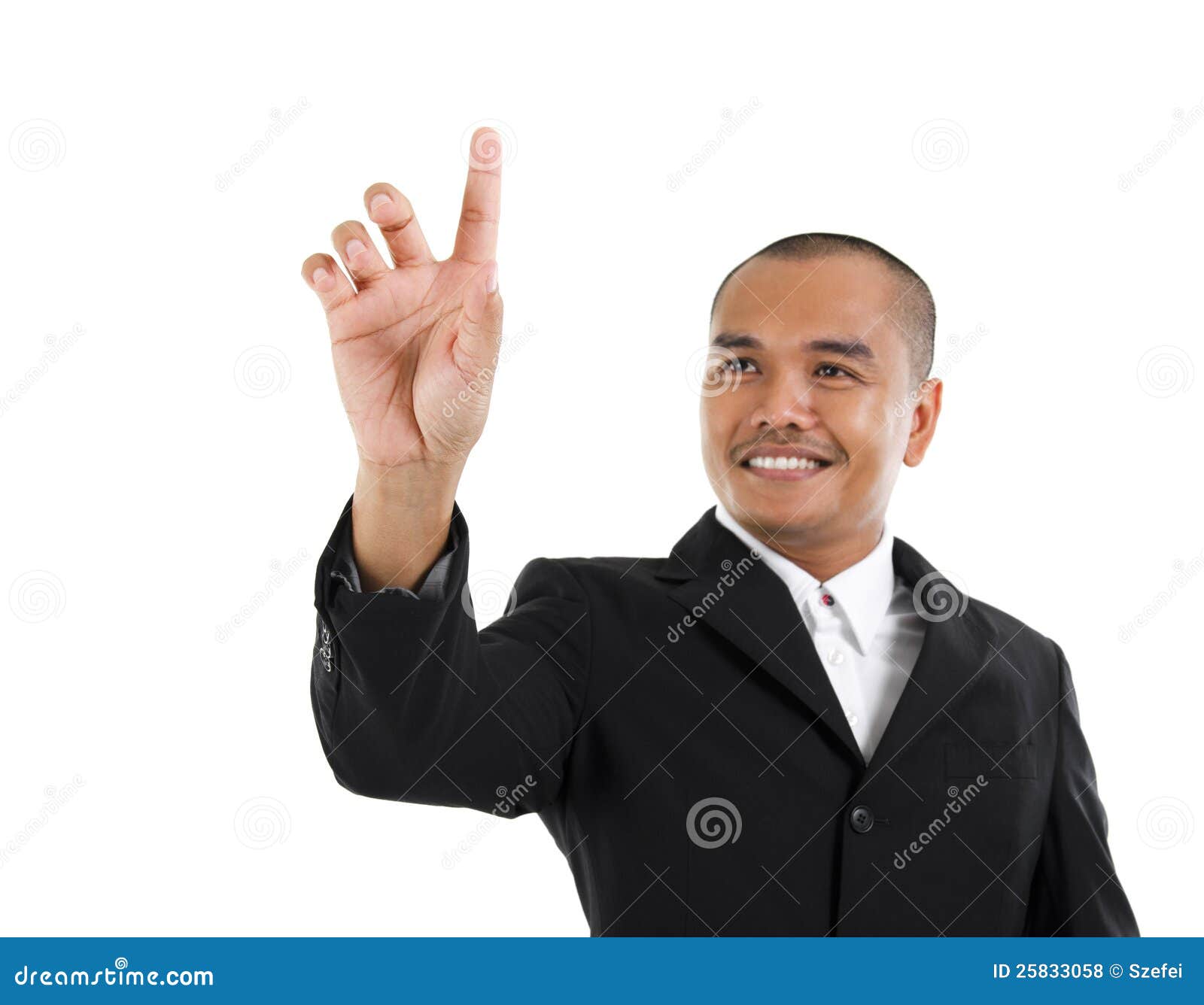 Press here stock photo. Image of person, adult, enter - 25833058