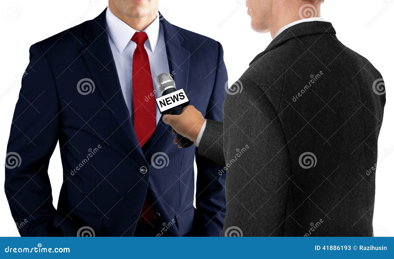 Press Interview with Businessman Stock Image - Image of announcement ...