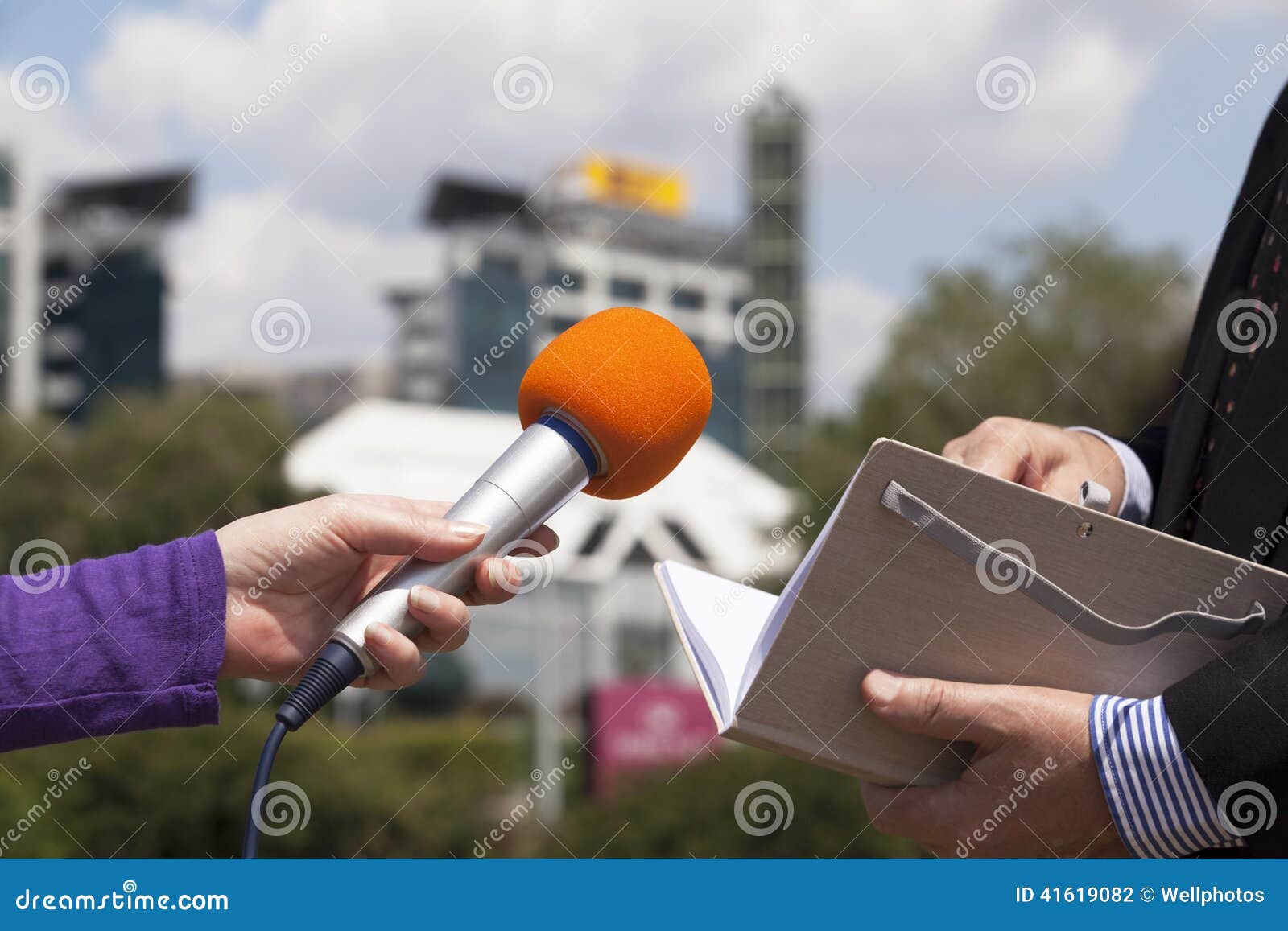 Press interview stock photo. Image of discussion, holding - 41619082