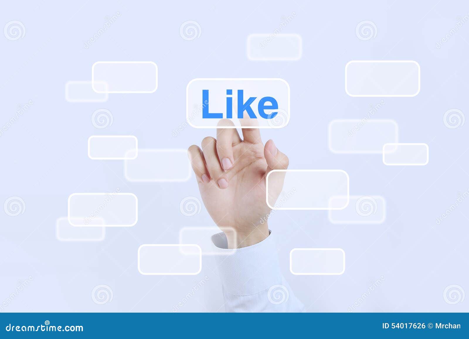 Press like button stock photo. Image of internet, link - 54017626