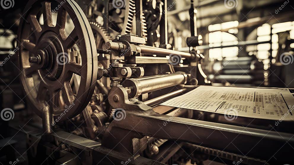 Press machine stock illustration. Illustration of machine - 319422810