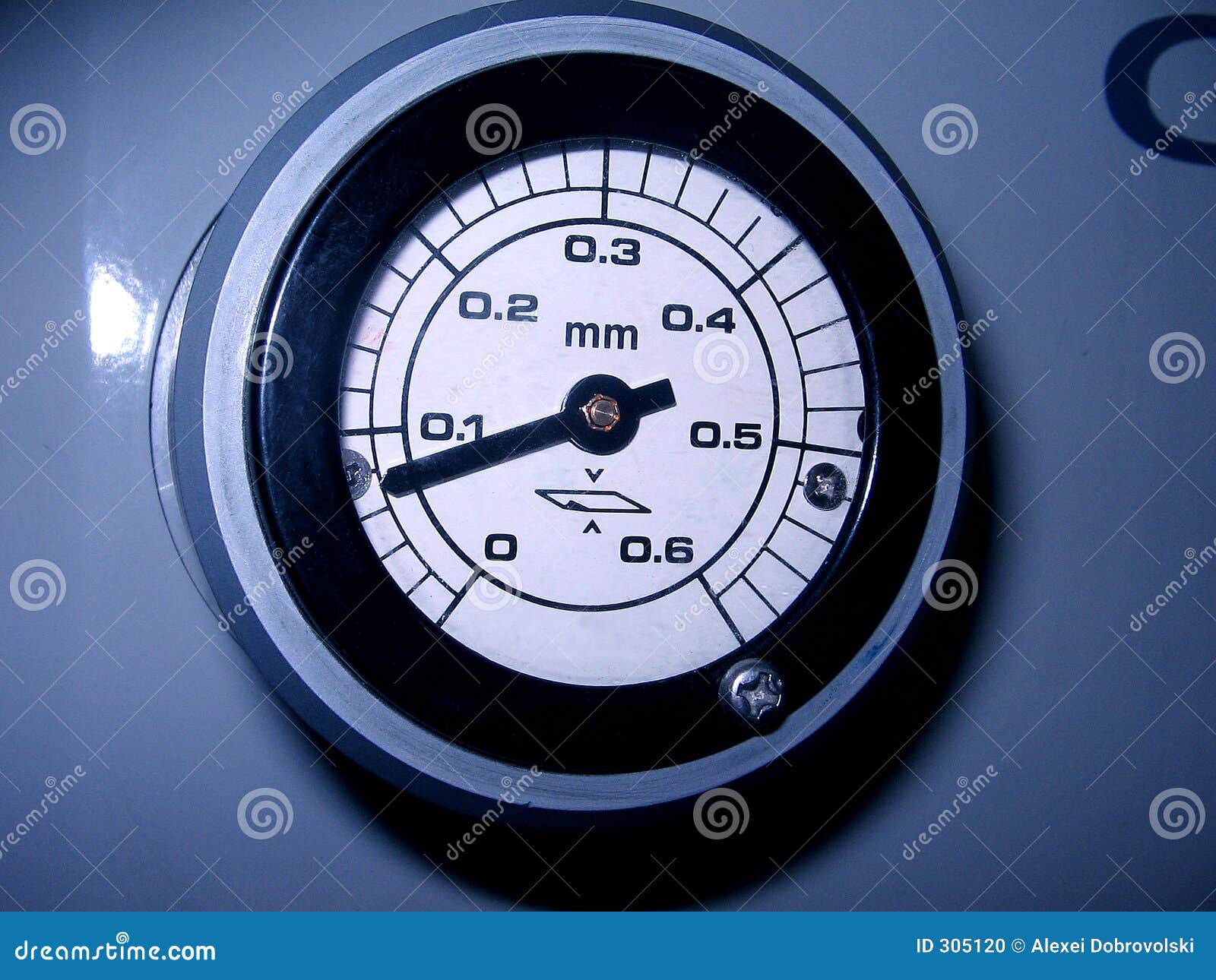 Press measuring instrument stock photo. Image of tool, measure - 305120