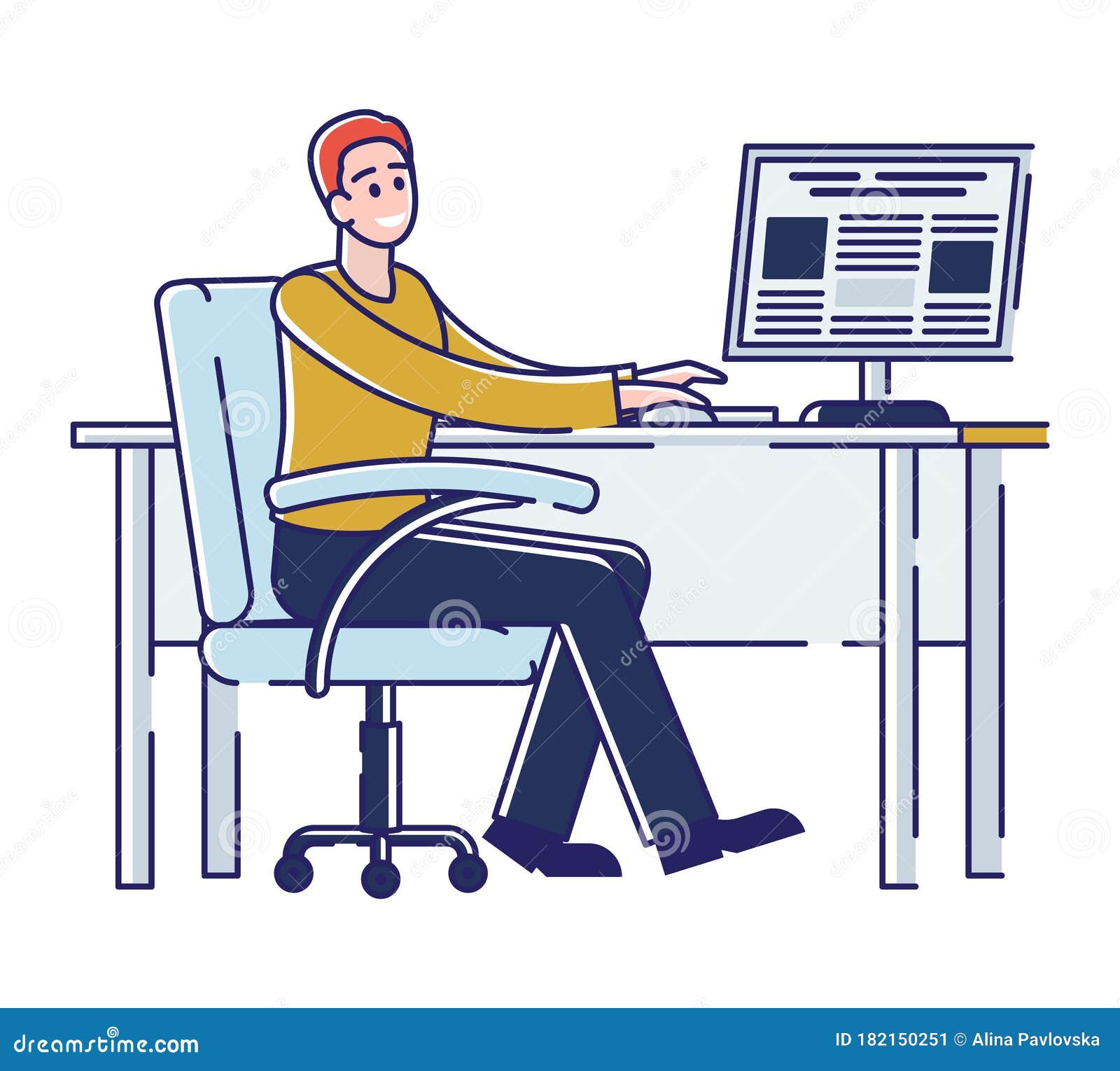 Press Media Industry, Newspaper Production Process. Worker Work in ...