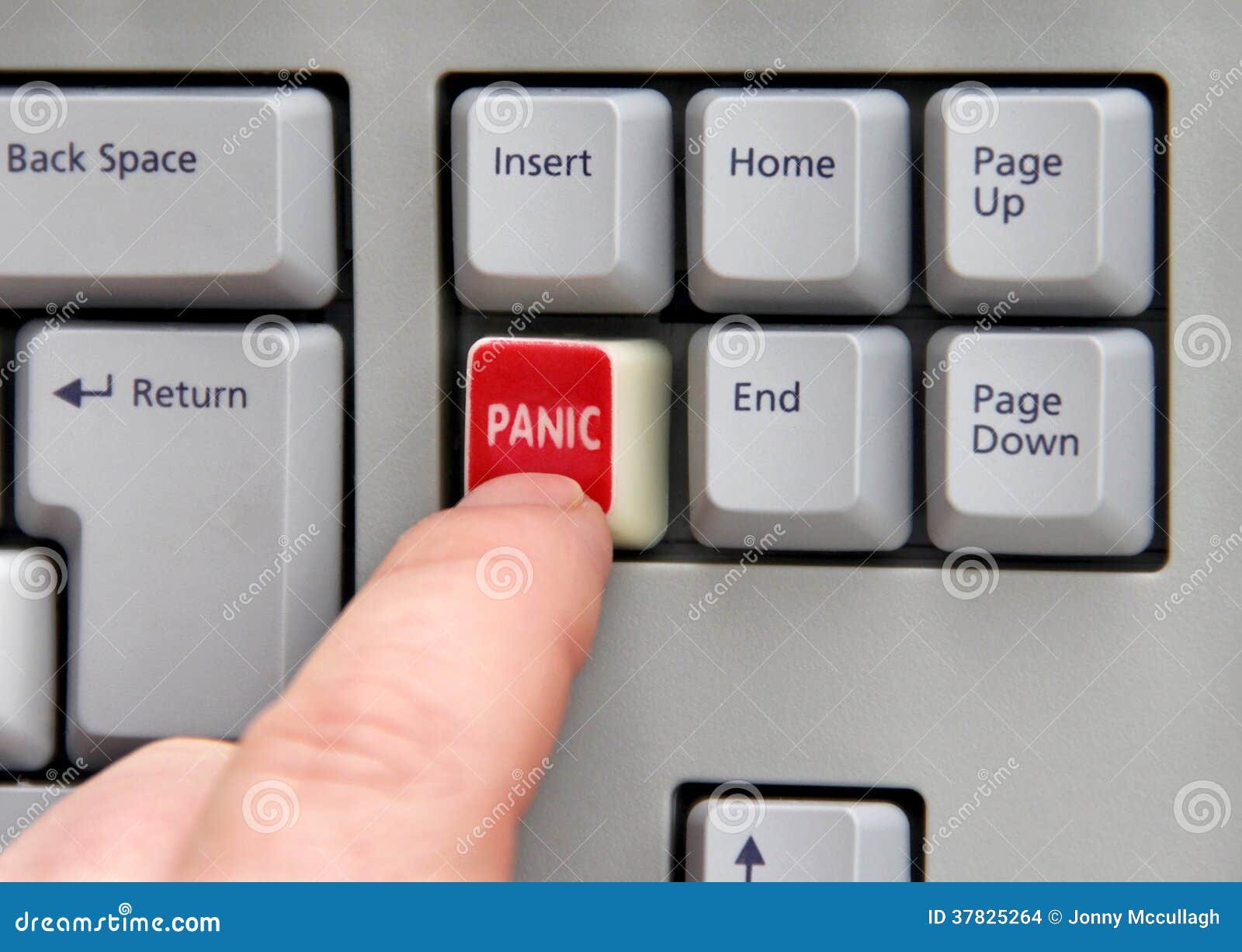 Press the Panic Button stock photo. Image of disaster - 37825264