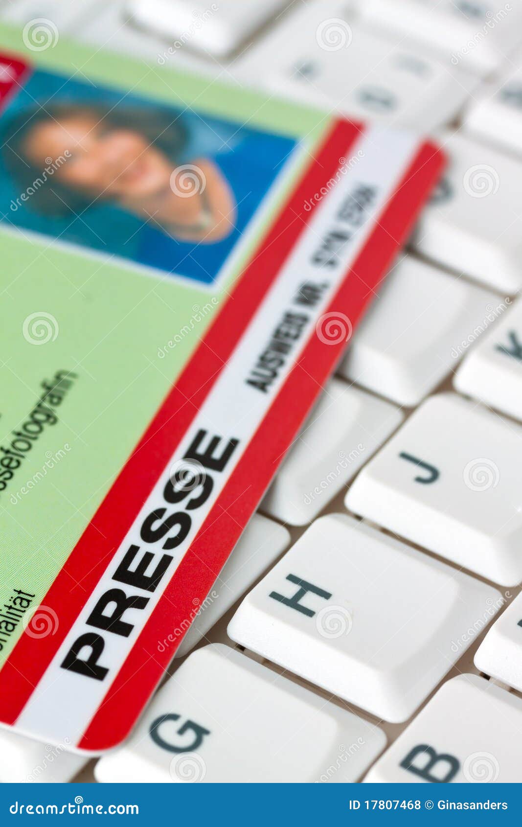 Press pass for journalists stock photo. Image of local - 17807468
