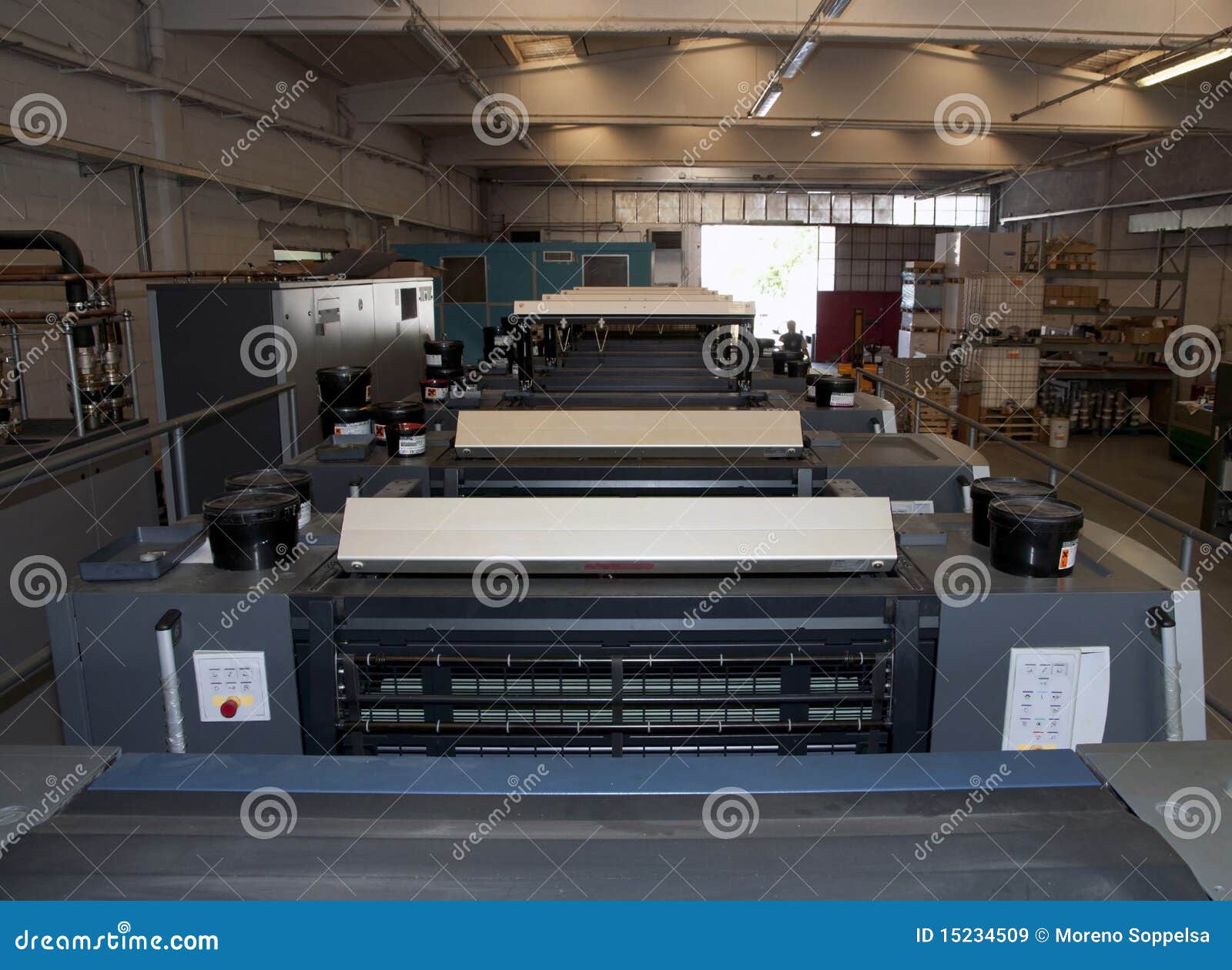 Press Printing - Offset Machine Stock Image - Image of newspaper ...