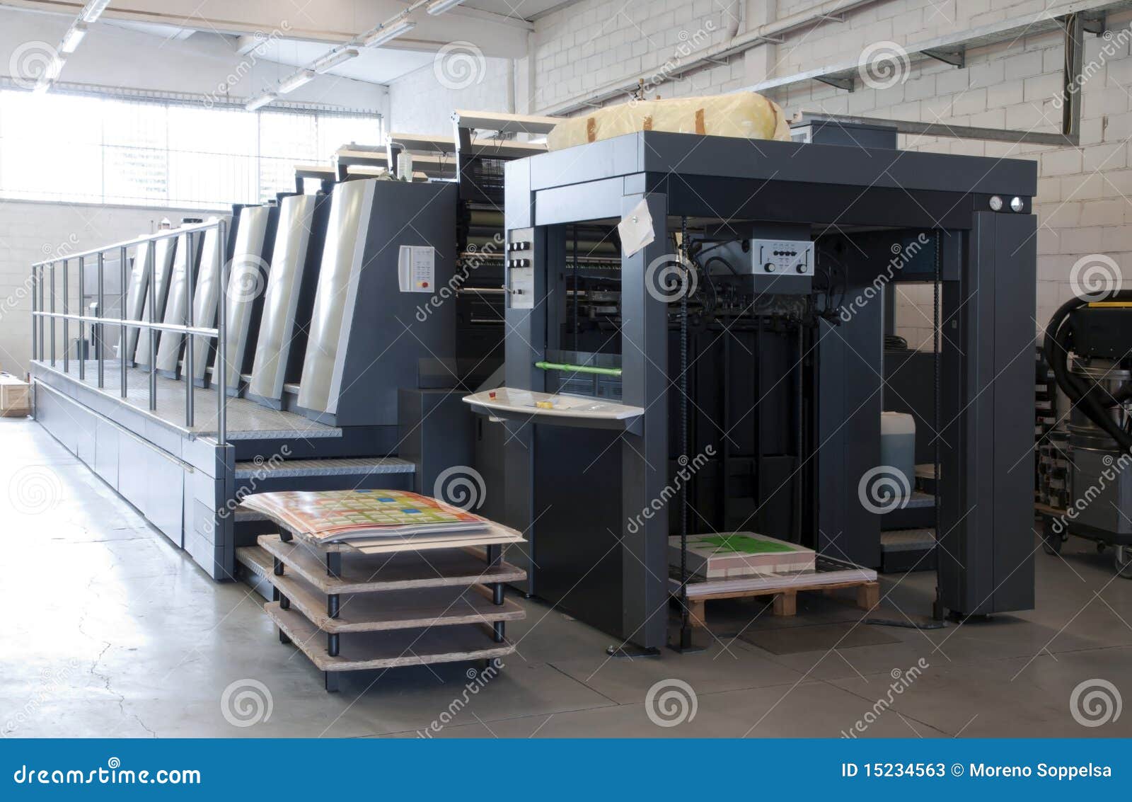 Press Printing - Offset Machine Stock Image - Image of cmyk ...