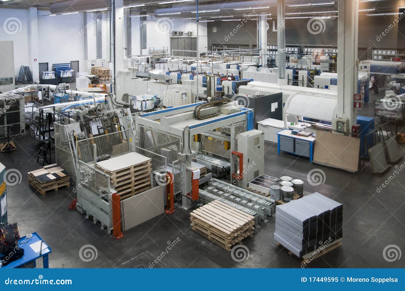 Press Printing - Offset Machine Stock Image - Image of office ...