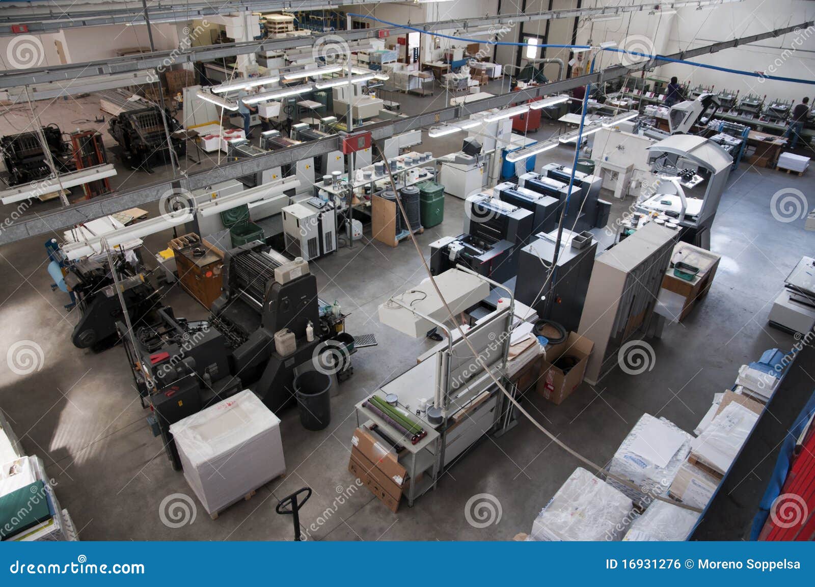 Press Printing (printshop) - Offset Stock Photo - Image of cyan, color ...