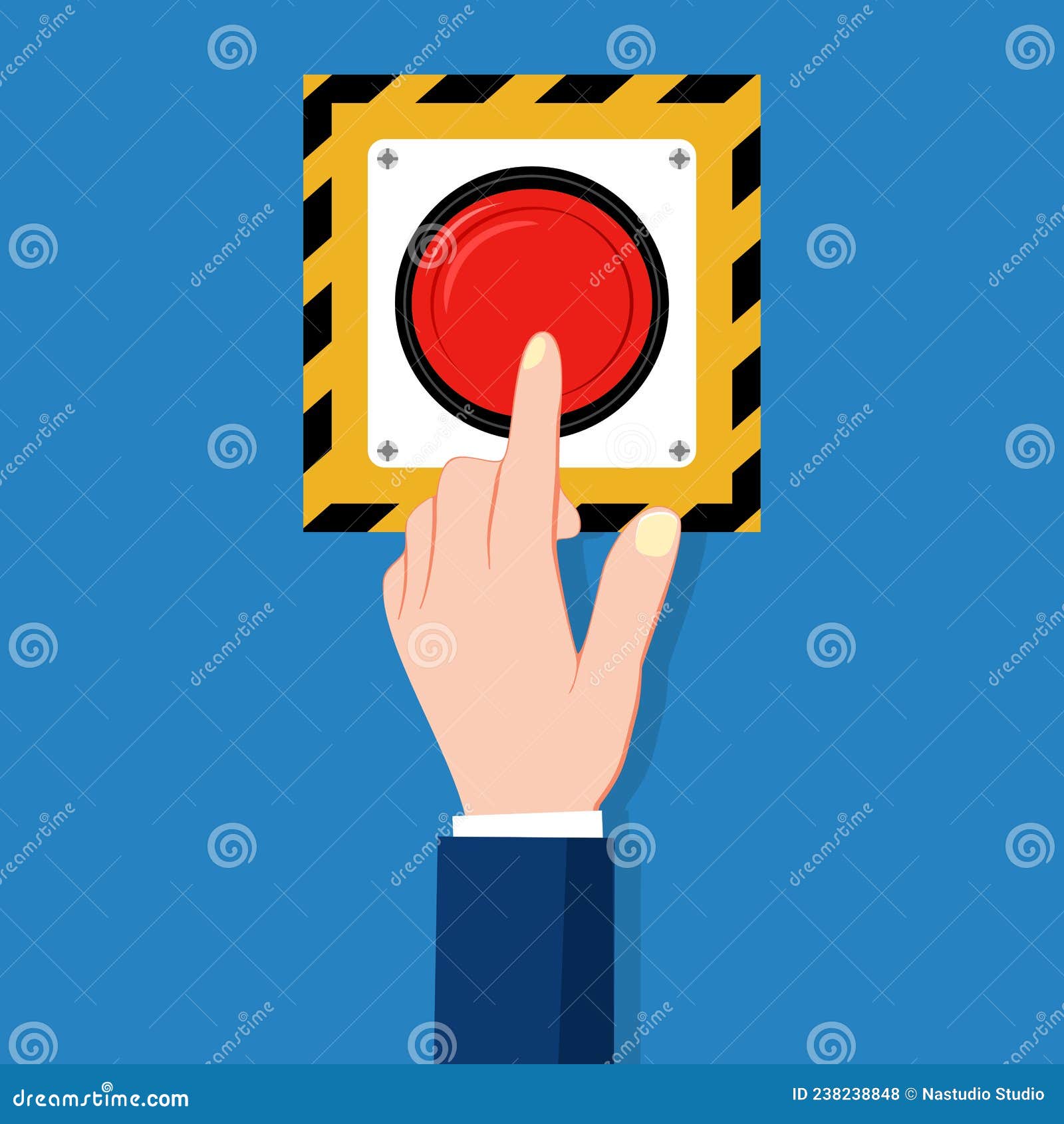 Disaster Red Stop Sign Shows Crisis Trouble Or Calamity Royalty-Free ...