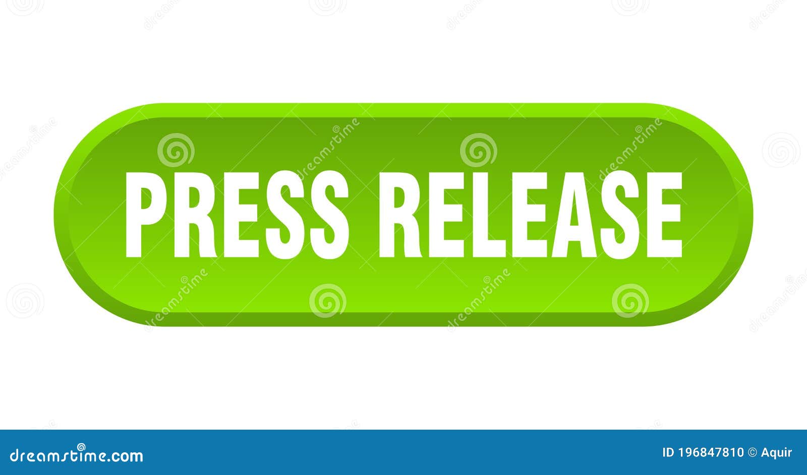 Press release button stock vector. Illustration of button - 196847810