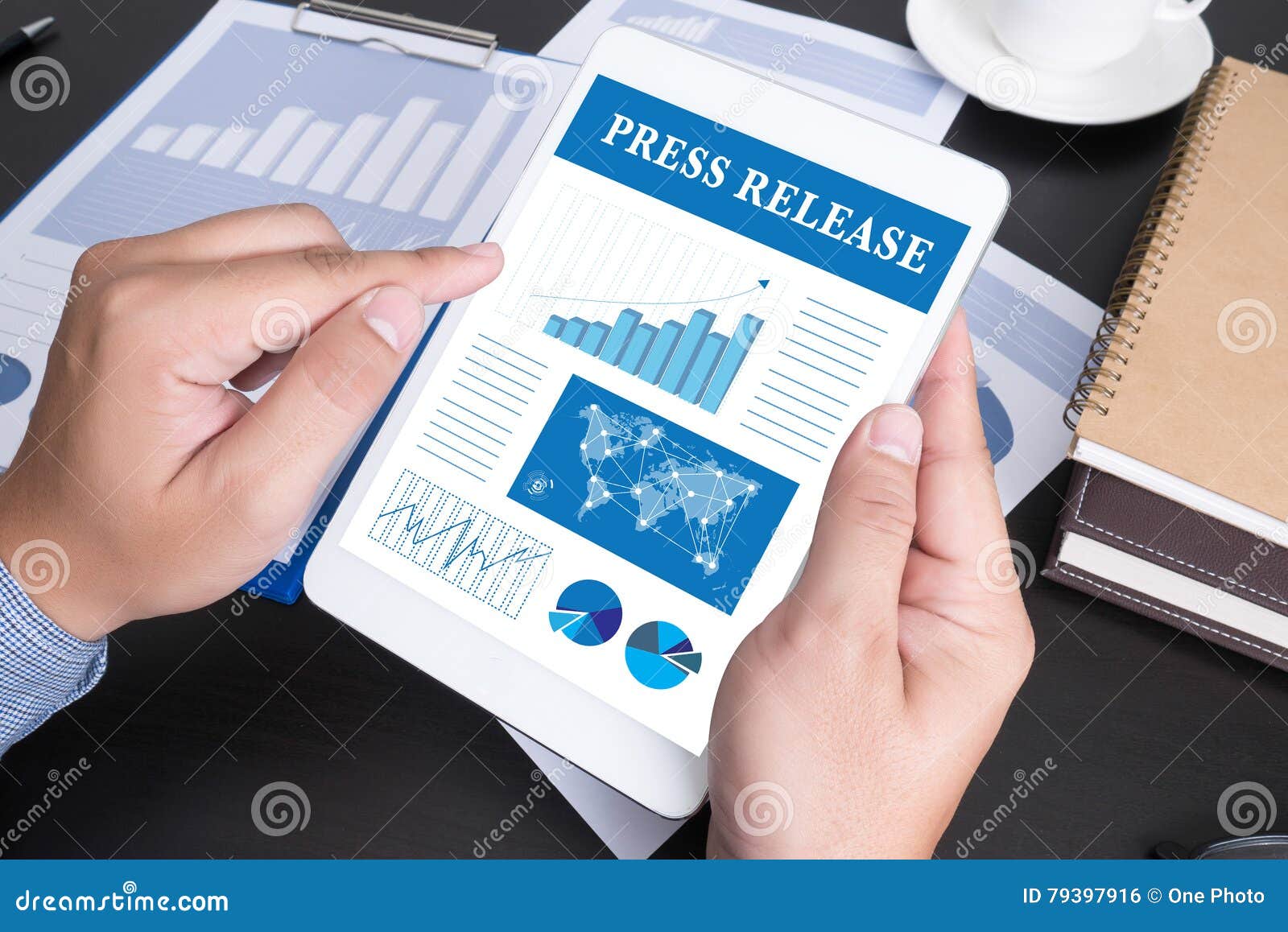 Press Release stock photo. Image of news, important, desktop - 79397916