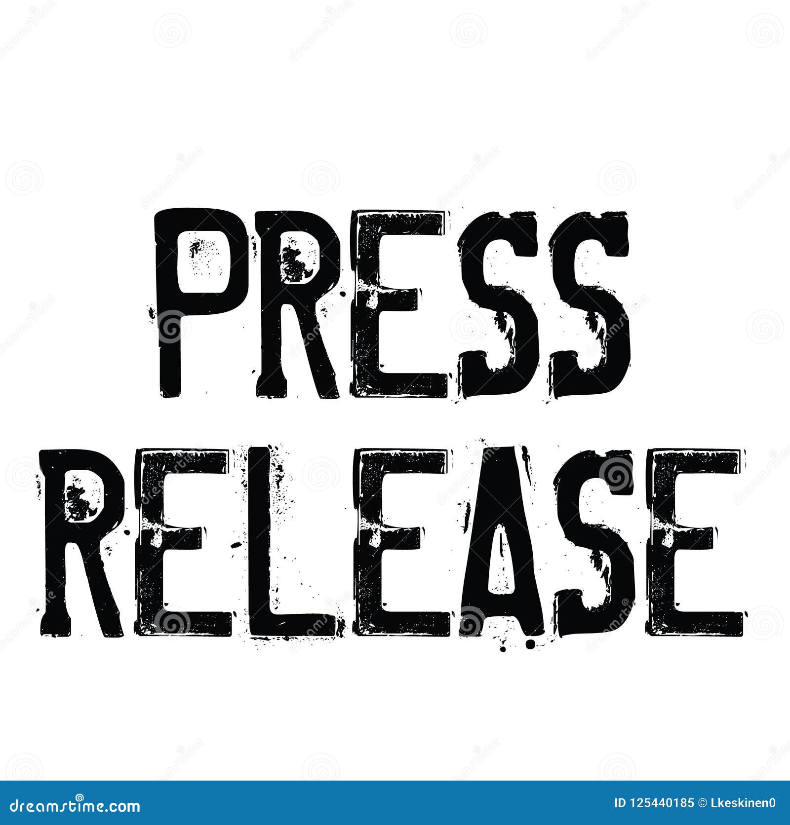Press Release Stamp on White Stock Vector - Illustration of authorised ...