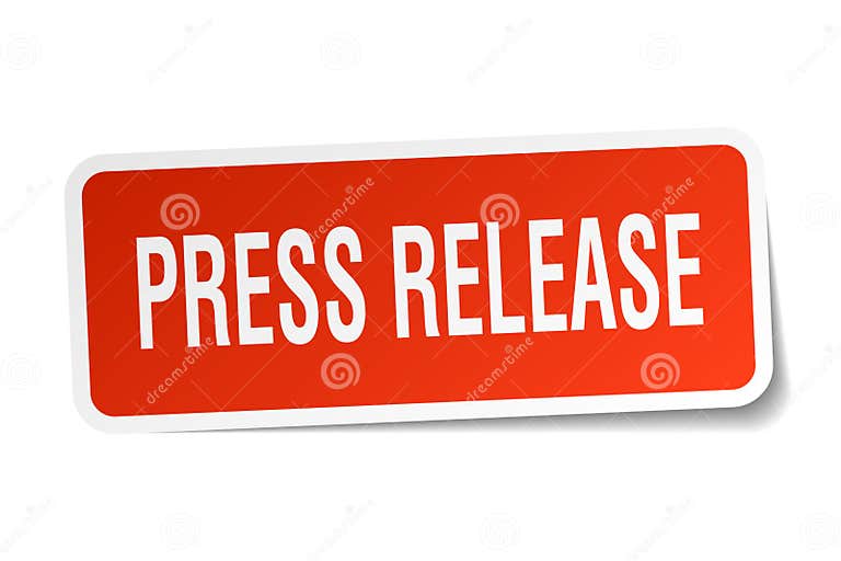 Press release sticker stock vector. Illustration of press - 99848636