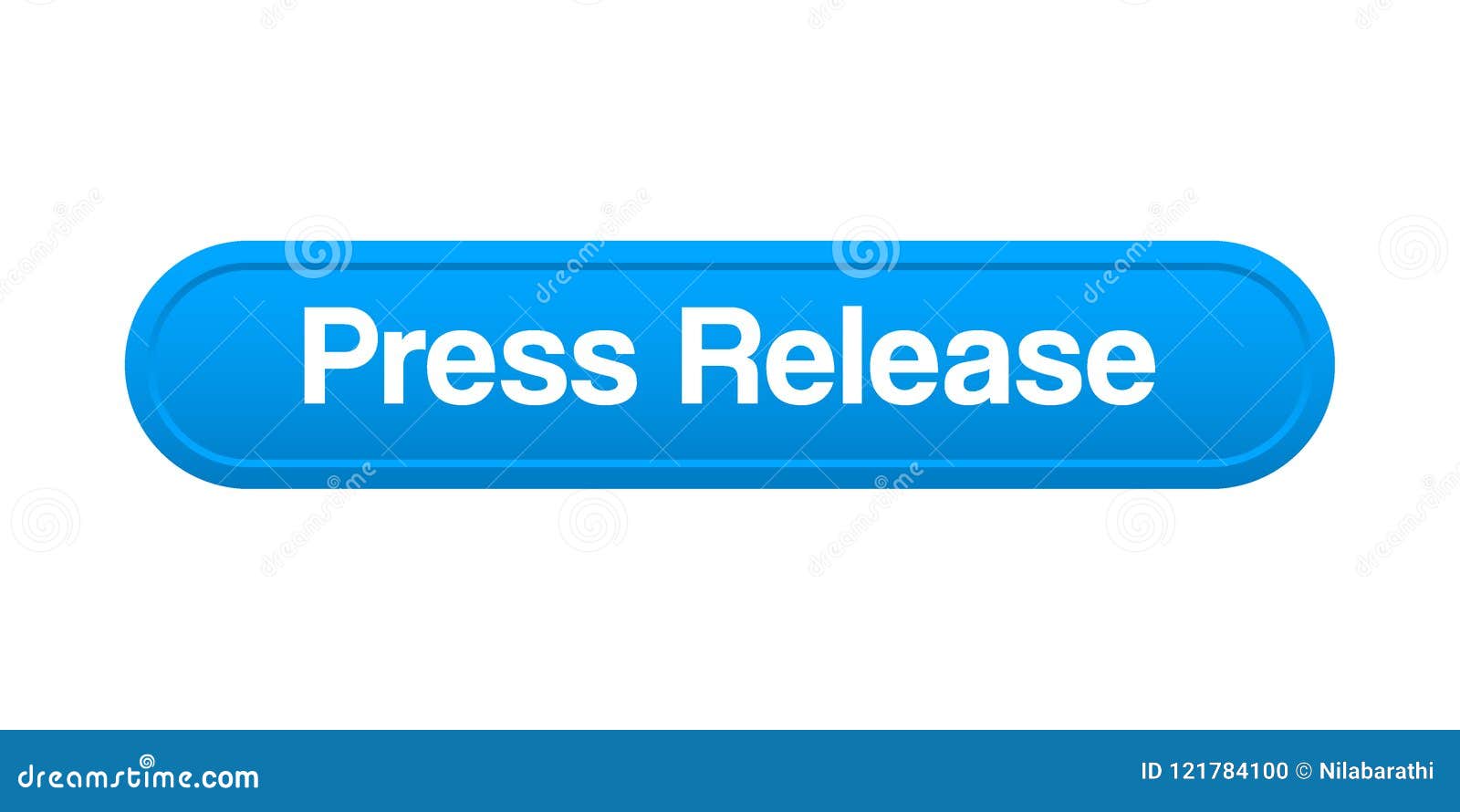 Press release button stock illustration. Illustration of headline ...