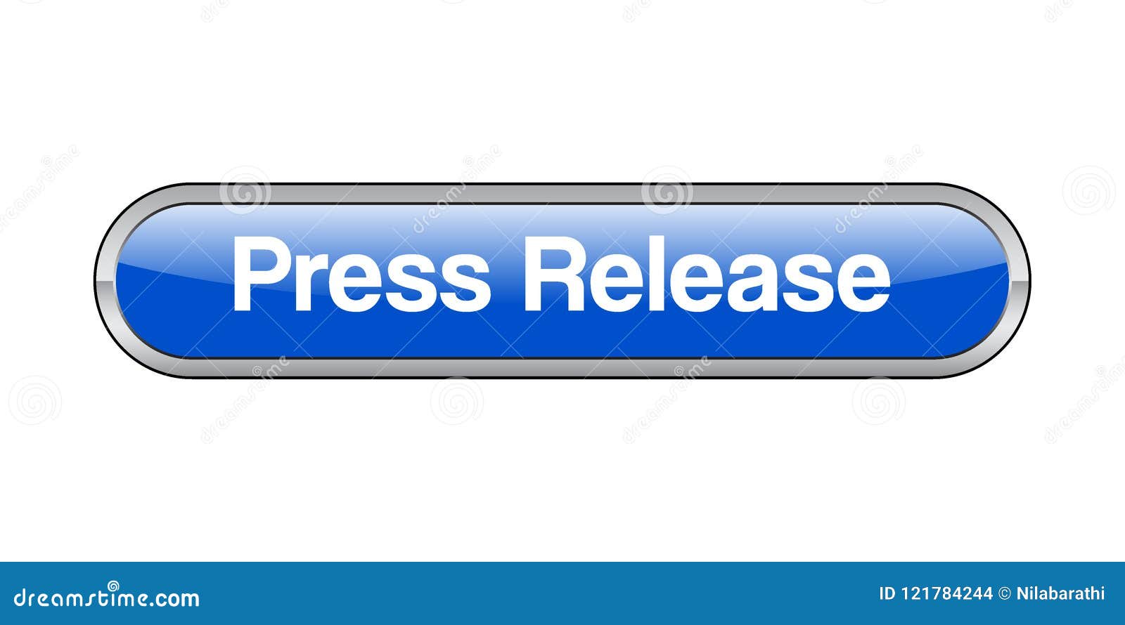 Press release button stock illustration. Illustration of business ...