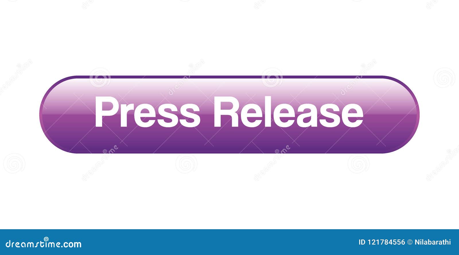 Press release button stock illustration. Illustration of button - 121784556