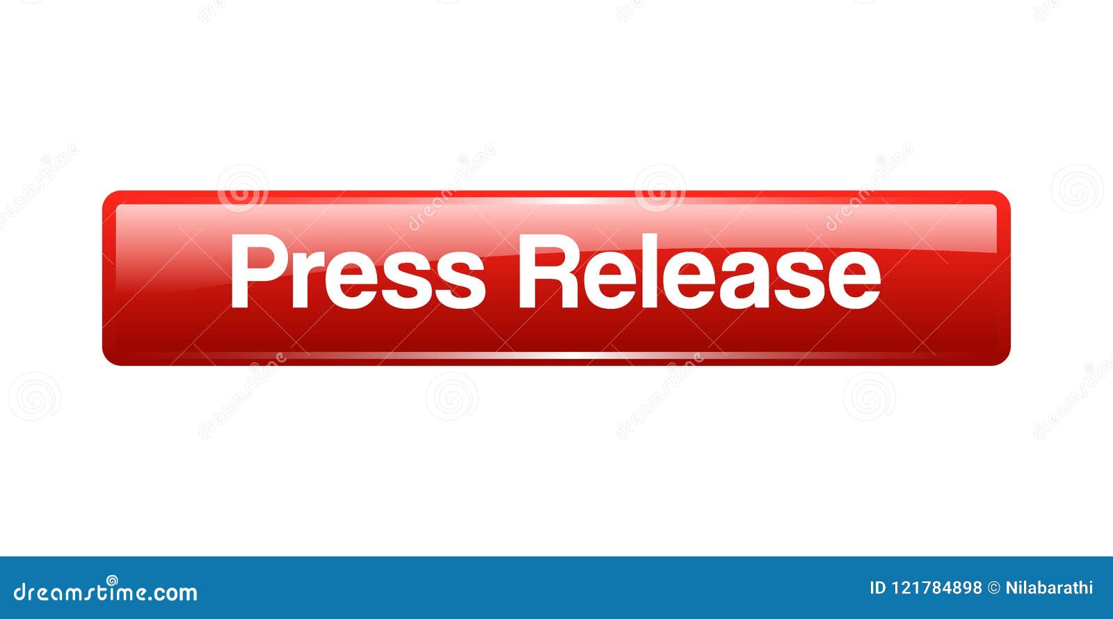 Press release button stock illustration. Illustration of announcement ...