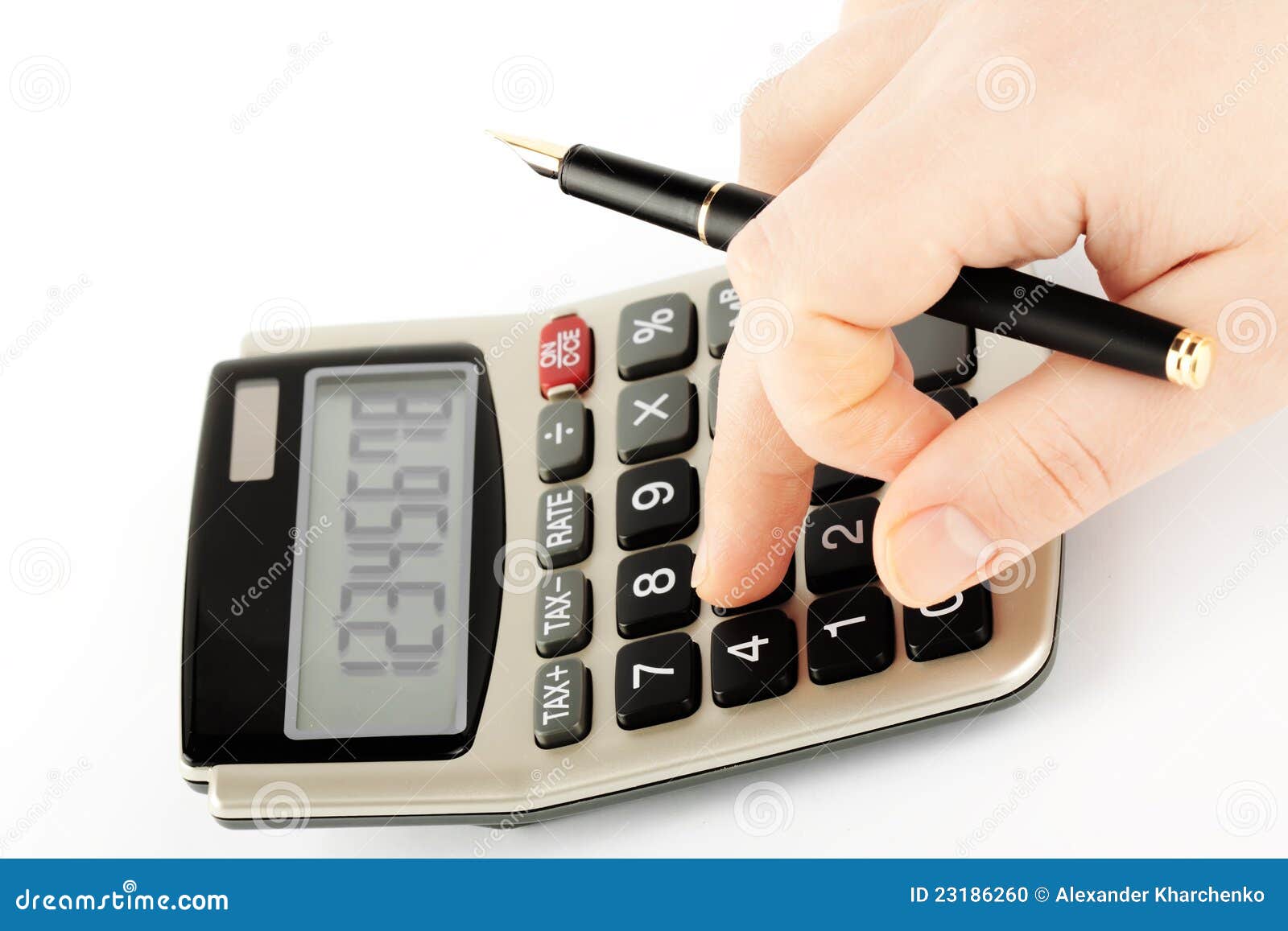 Press the right button stock photo. Image of calculation - 23186260