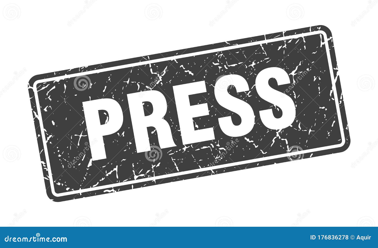 Press Sign. Press Grunge Stamp Stock Vector - Illustration of isolated ...