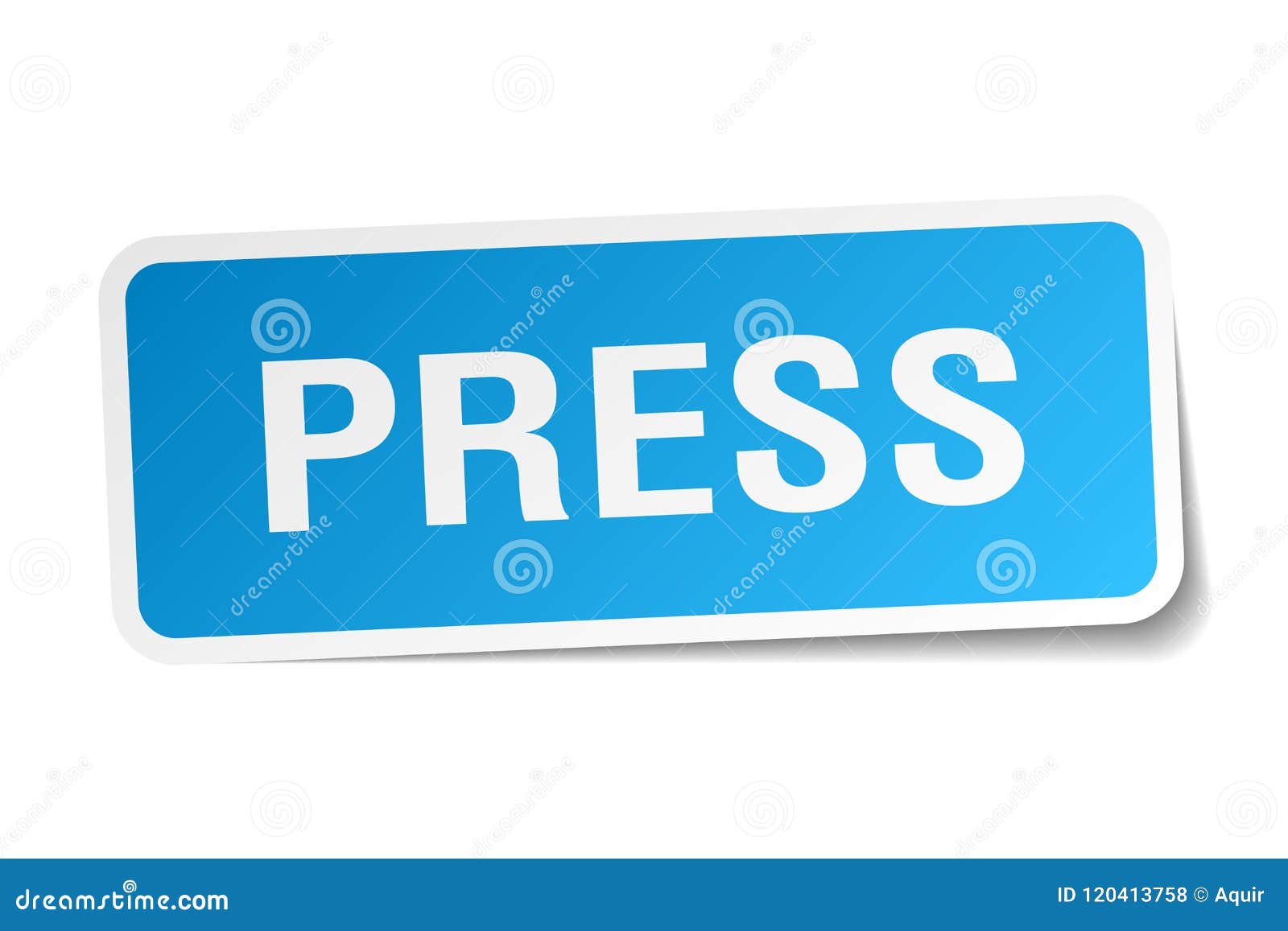 Press sticker stock vector. Illustration of background - 120413758