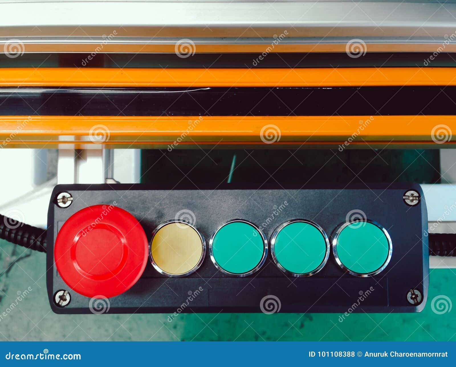 Press Switch Button Set Design in Block Control with Sensor Pane Stock ...